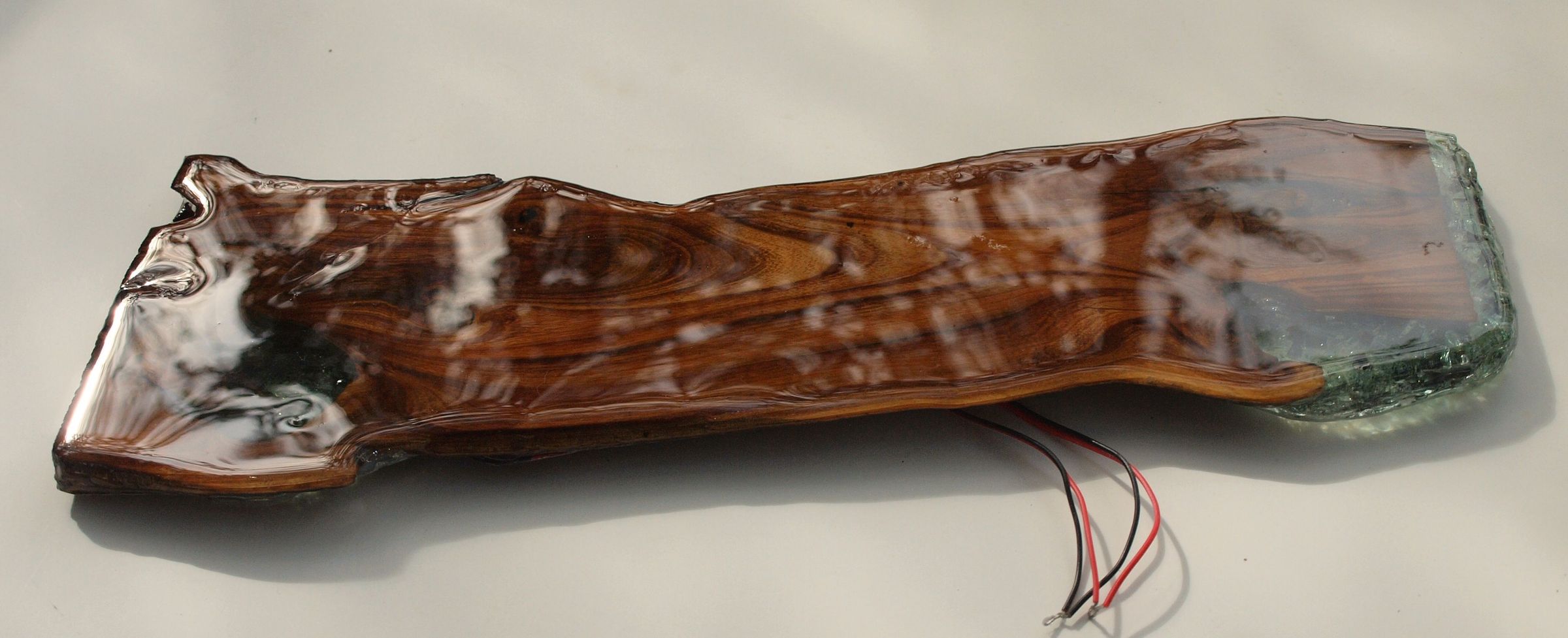 Gnarly Wood Projects With Weird Wood, Broken Glass, LED's and Epoxy ...