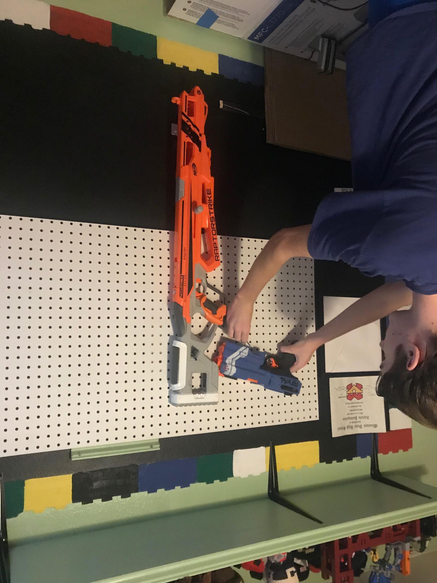 Quick and Easy Nerf Blaster Rack : 3 Steps - Instructables