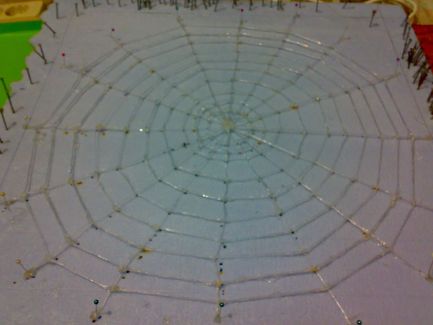 Artificial Spider Web Creation With Hot Glue : 8 Steps - Instructables