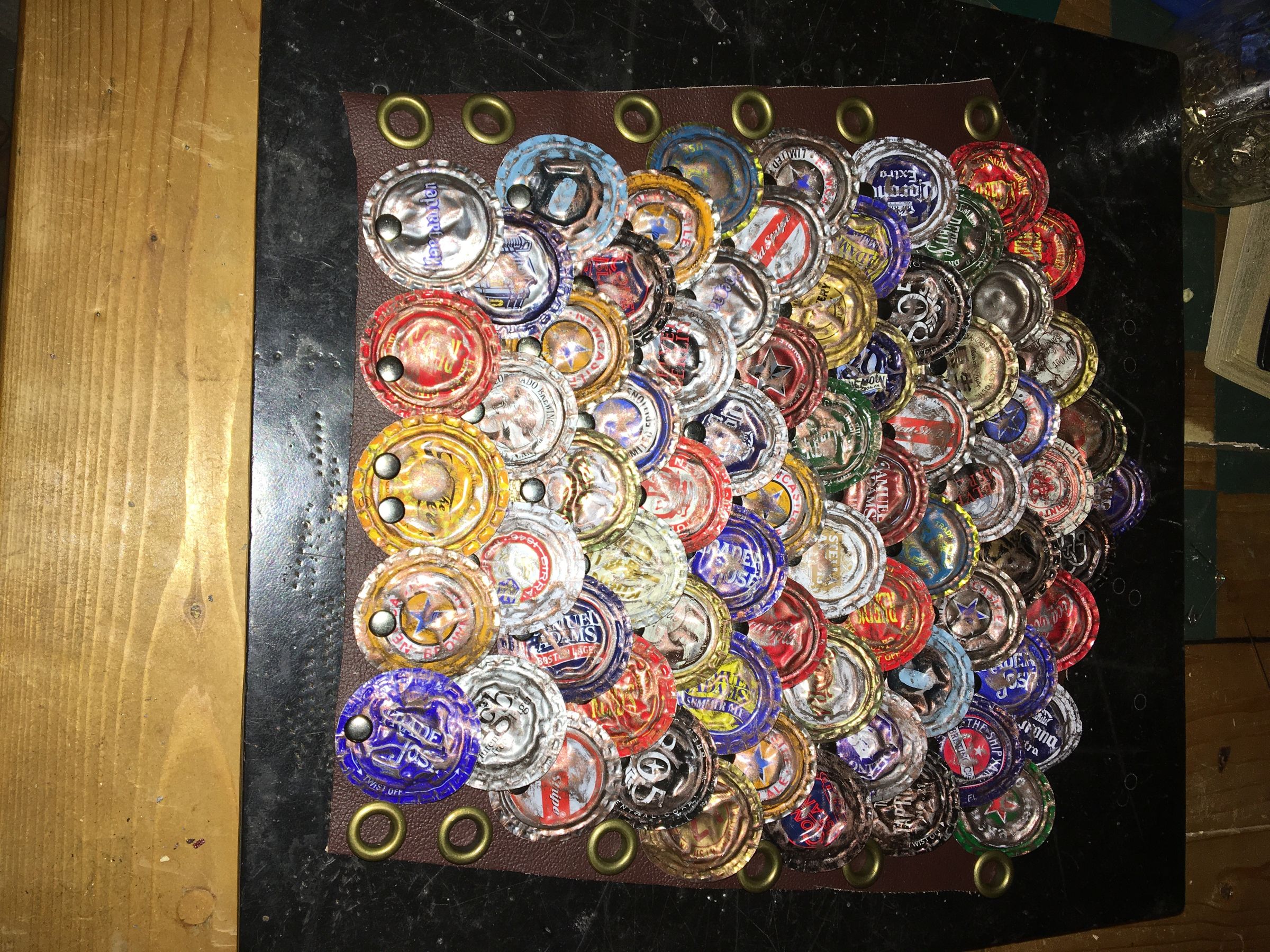 Bottle Cap Armored Bracer for Zombie Protection : 11 Steps (with ...