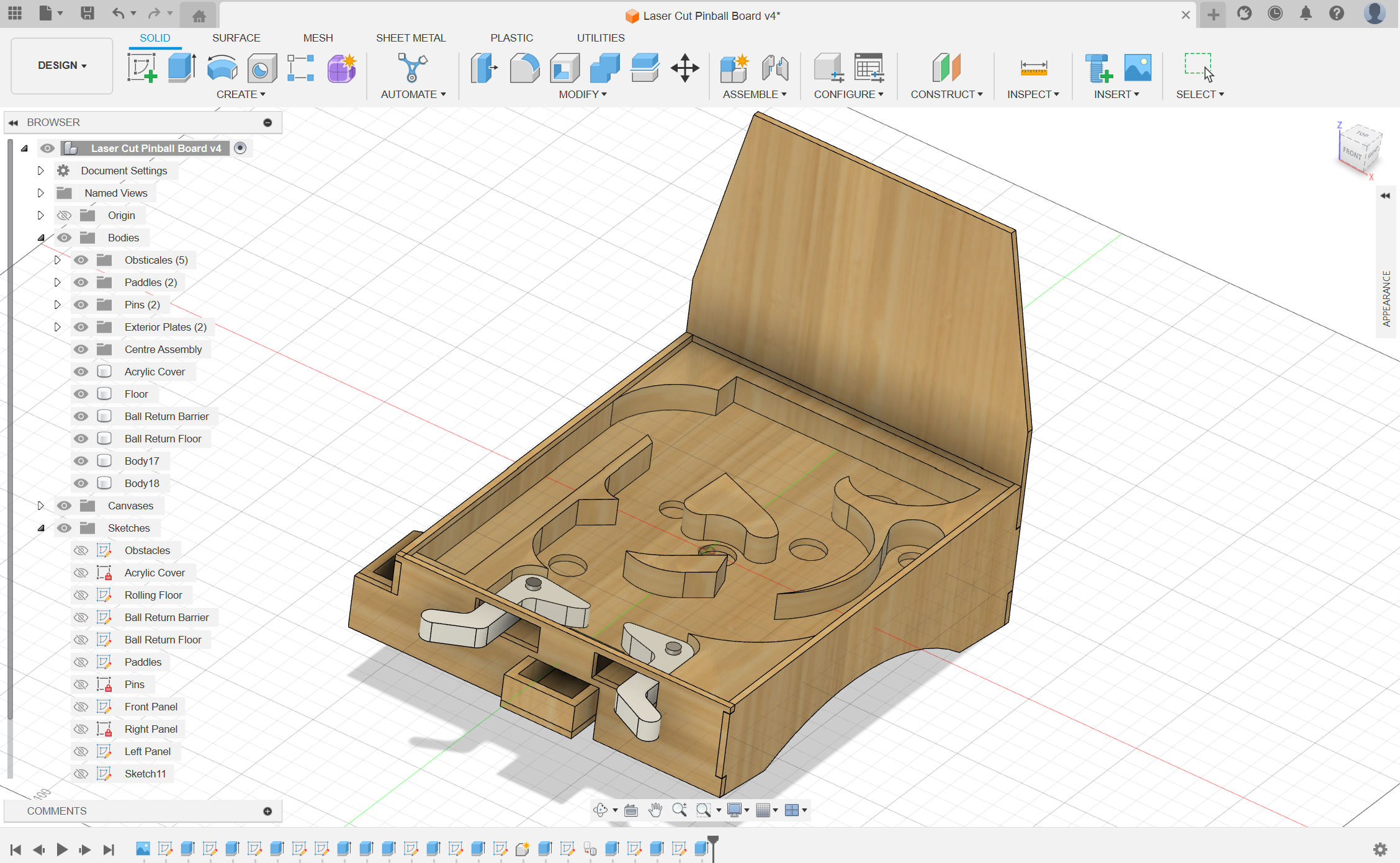 Pinball Arcade Machine - Lasercut & 3D Printed : 22 Steps (with Pictures) - Instructables