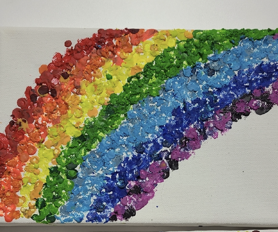 3D Crayon Rainbow Canvas : 4 Steps (with Pictures) - Instructables