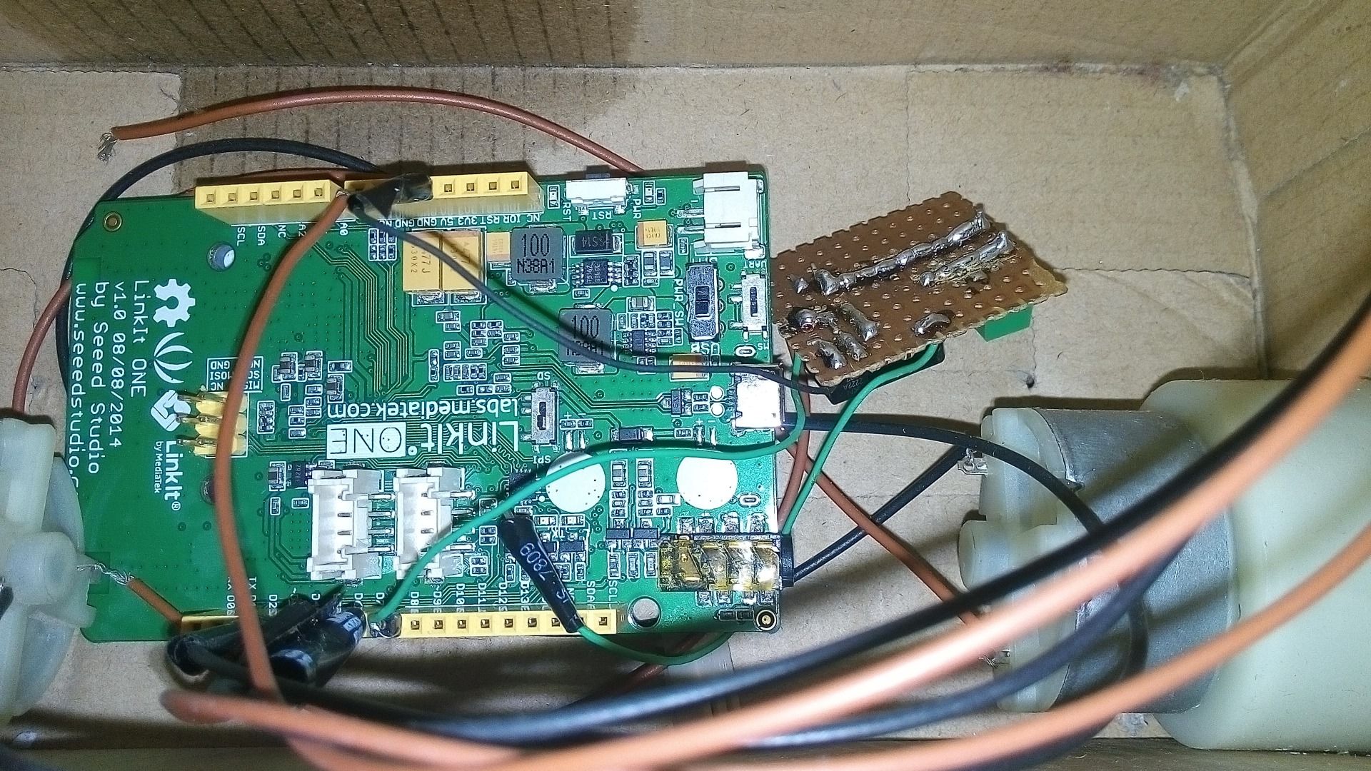 Linkit One Object Avoiding Robot : 5 Steps - Instructables