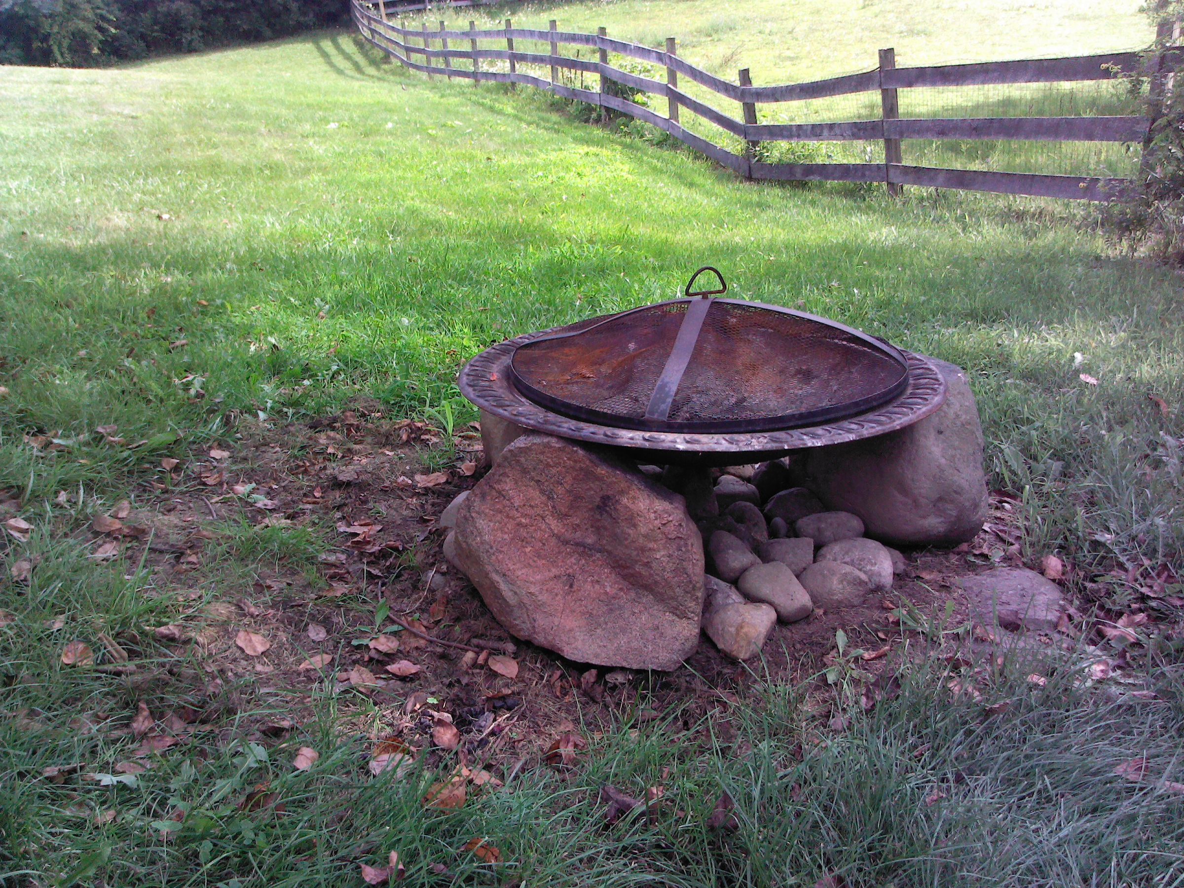 Modify Your Store Bought Iron Fire Pit : 5 Steps (with Pictures ...