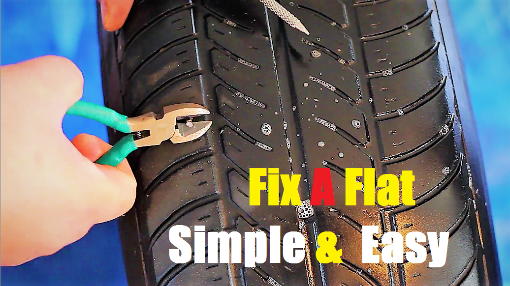 How to Fix a Flat Tire Simple & Easy & Cheap! - Instructables