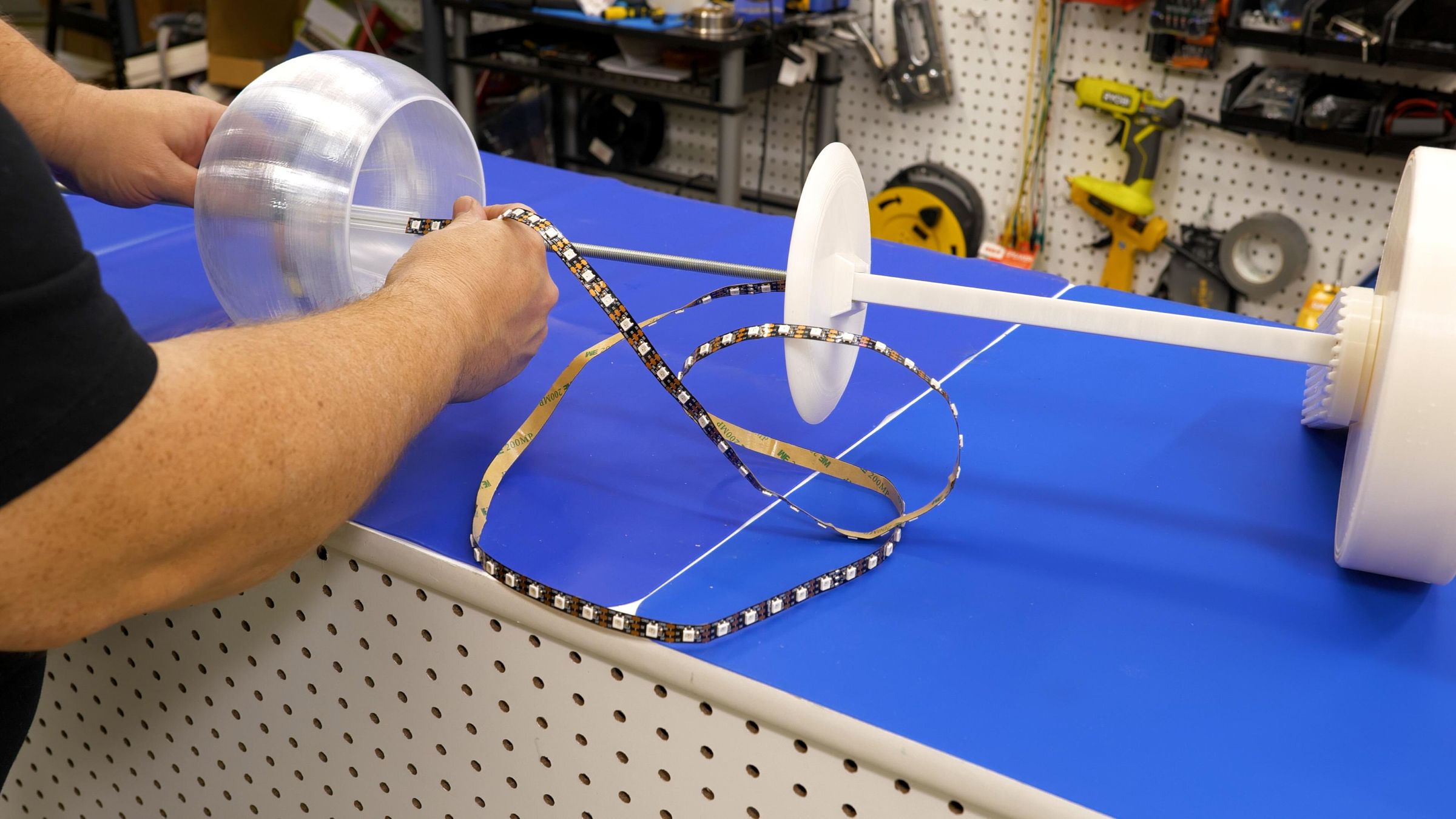 Full Size 3D Printed LED Floor Lamp - the Laser Core Floor Lamp (Fusion ...