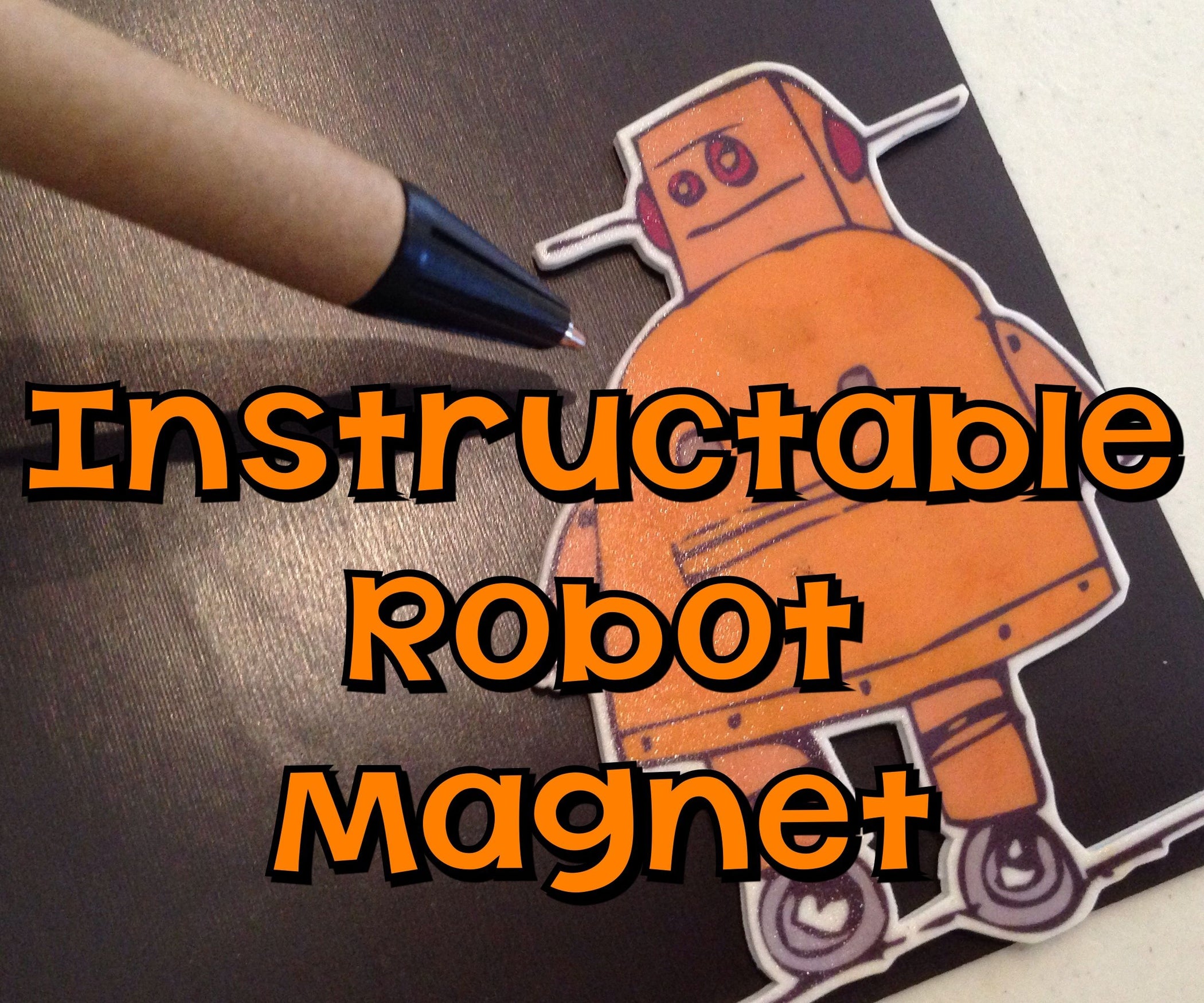 Gluing With E6000 - Instructable Robot Magnet - Instructables