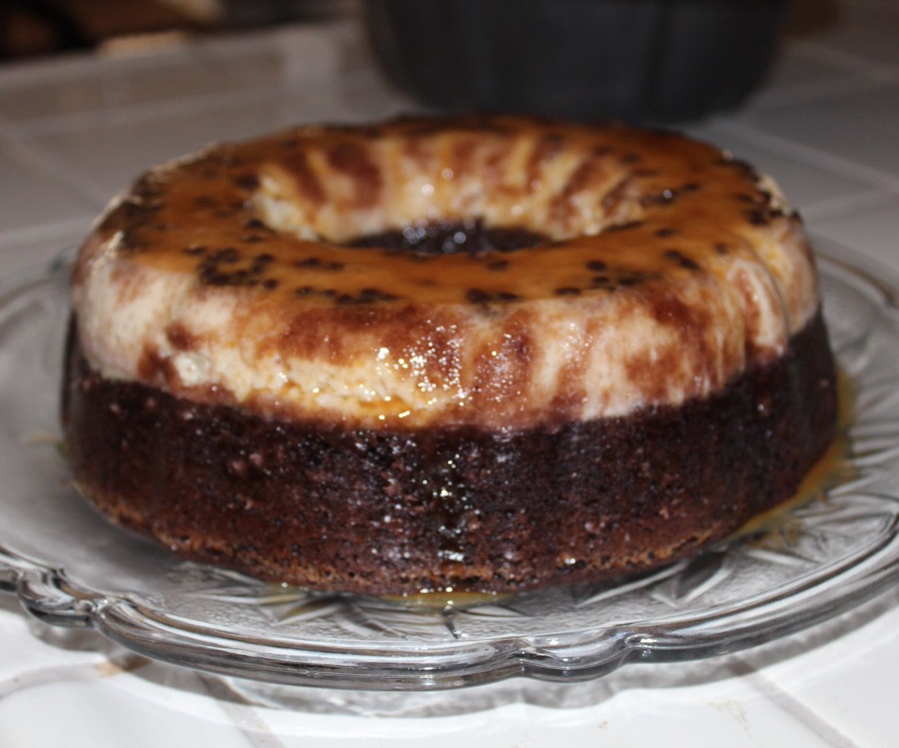 Magic Choco-Flan / Chocolate Cake and Flan : 6 Steps (with Pictures ...