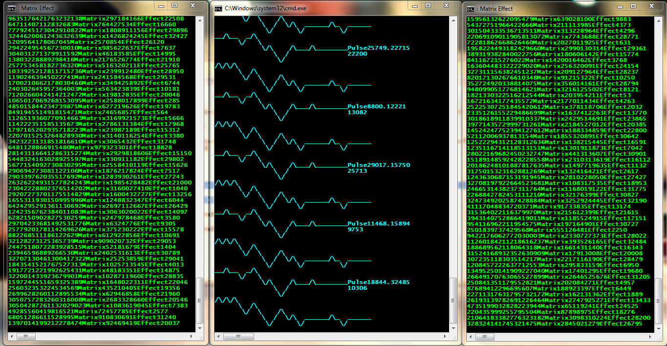 How to Create a Matrix Styled CMD Effect Plus Live ECG Monitor : 4 ...