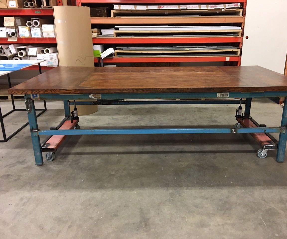 Work Table 5' X 10' Trash to Treasure : 5 Steps - Instructables