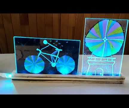 Animated Drawing on a Light Board #phablabs : 8 Steps - Instructables