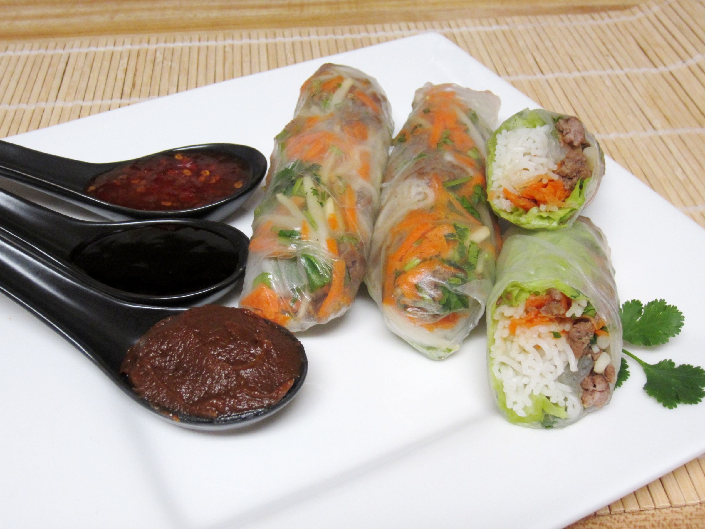 Spring Rolls: a Healthier Alternative to Egg Rolls : 3 Steps (with ...