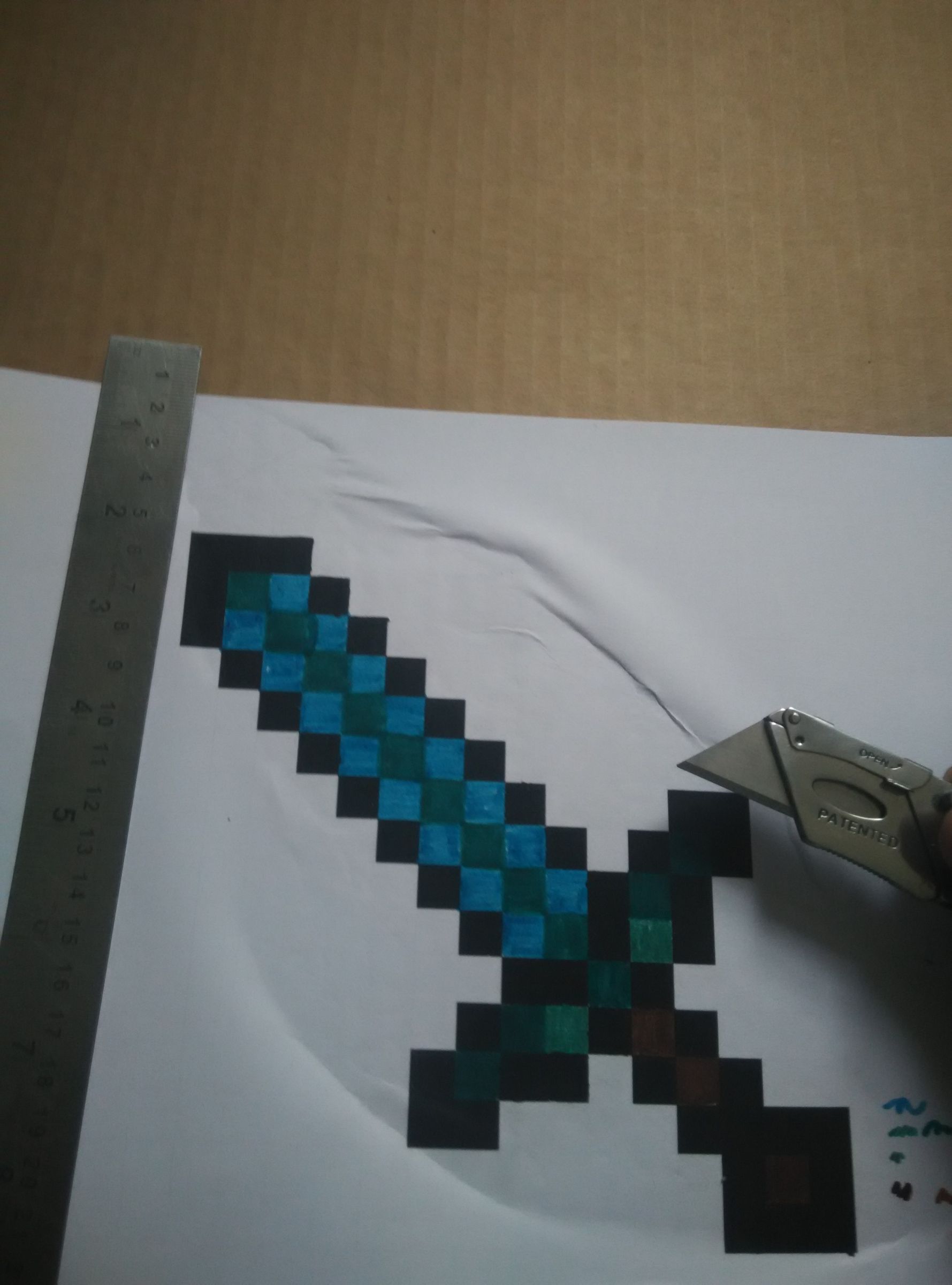 [DIY] Minecraft Shield and Sword : 11 Steps - Instructables