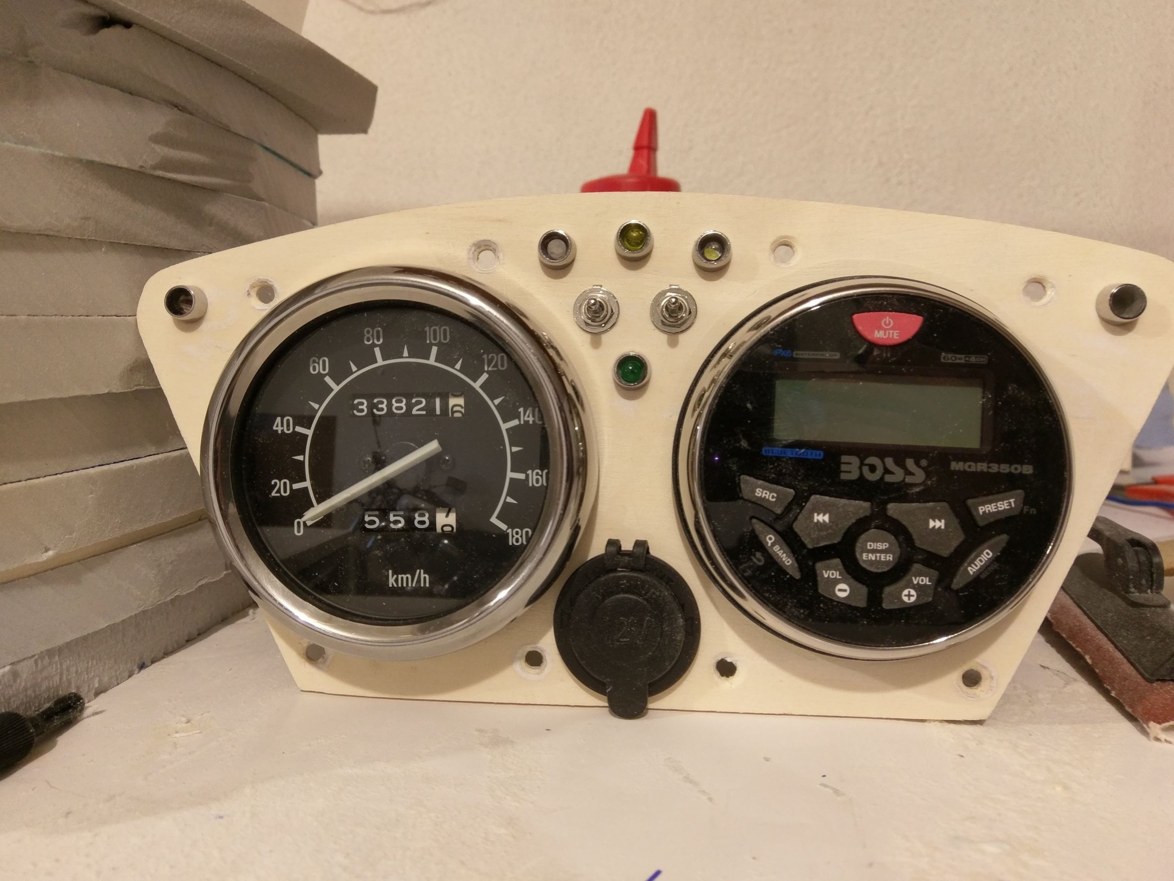 Custom Chopper Dashboard : 8 Steps (with Pictures) - Instructables