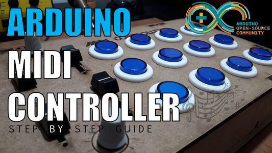 Arduino Midi Controller Diy 8 Steps Instructables