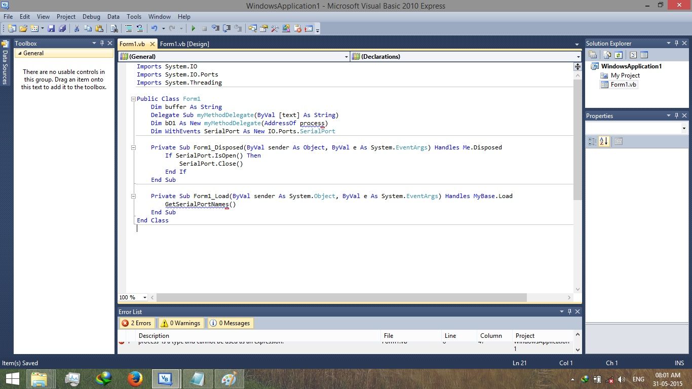 How to Program Arduino Bluetooth Serial Communication in Visual Basic ...