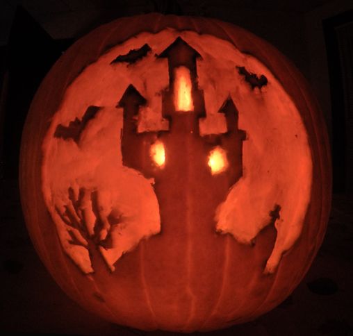 Castle Pumpkin Pattern