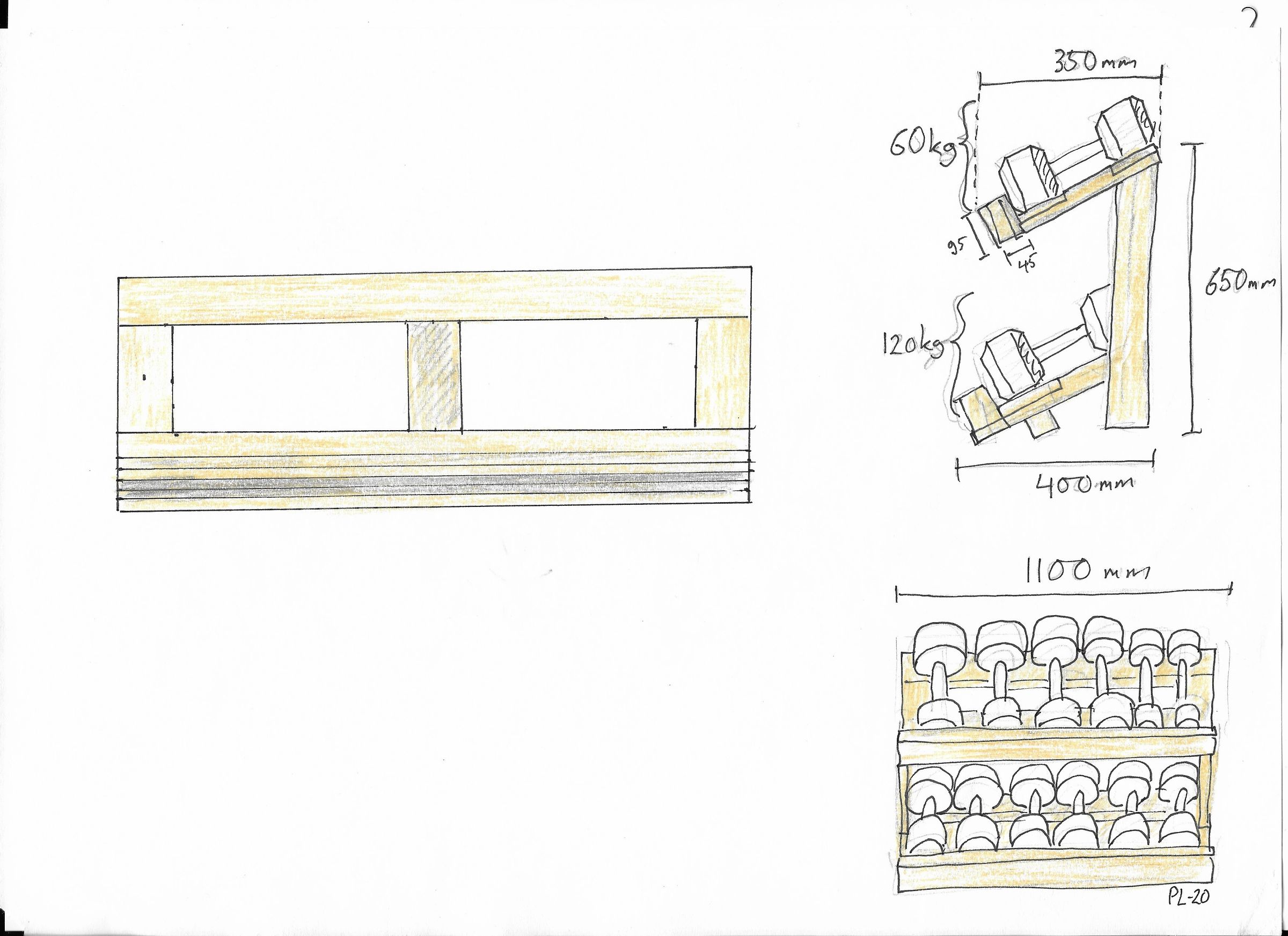 Dumbbell Rack : 3 Steps - Instructables