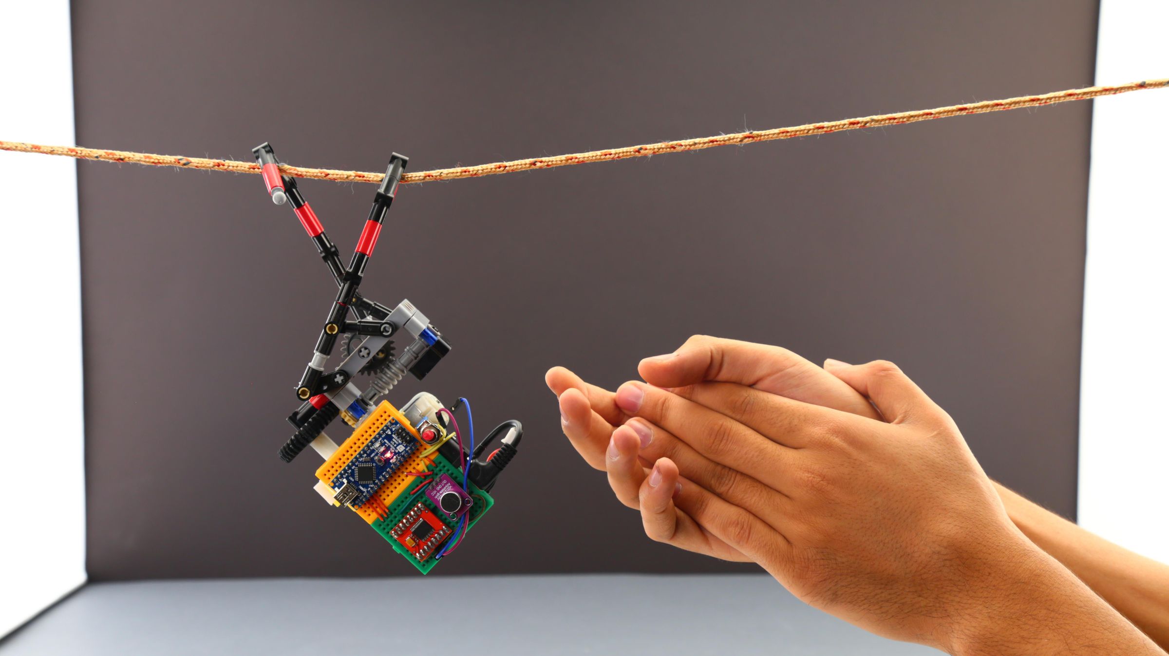 A DIY Zipline Robot With Arduino, 3D Printed, and Lego-compatible Parts ...