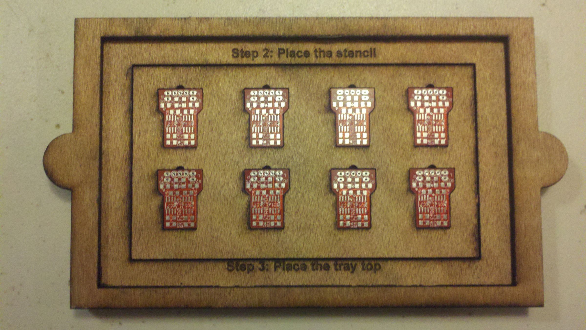 SMT 'Solder Paste Stencil' Production Jig Using a Laser Cutter : 14 ...