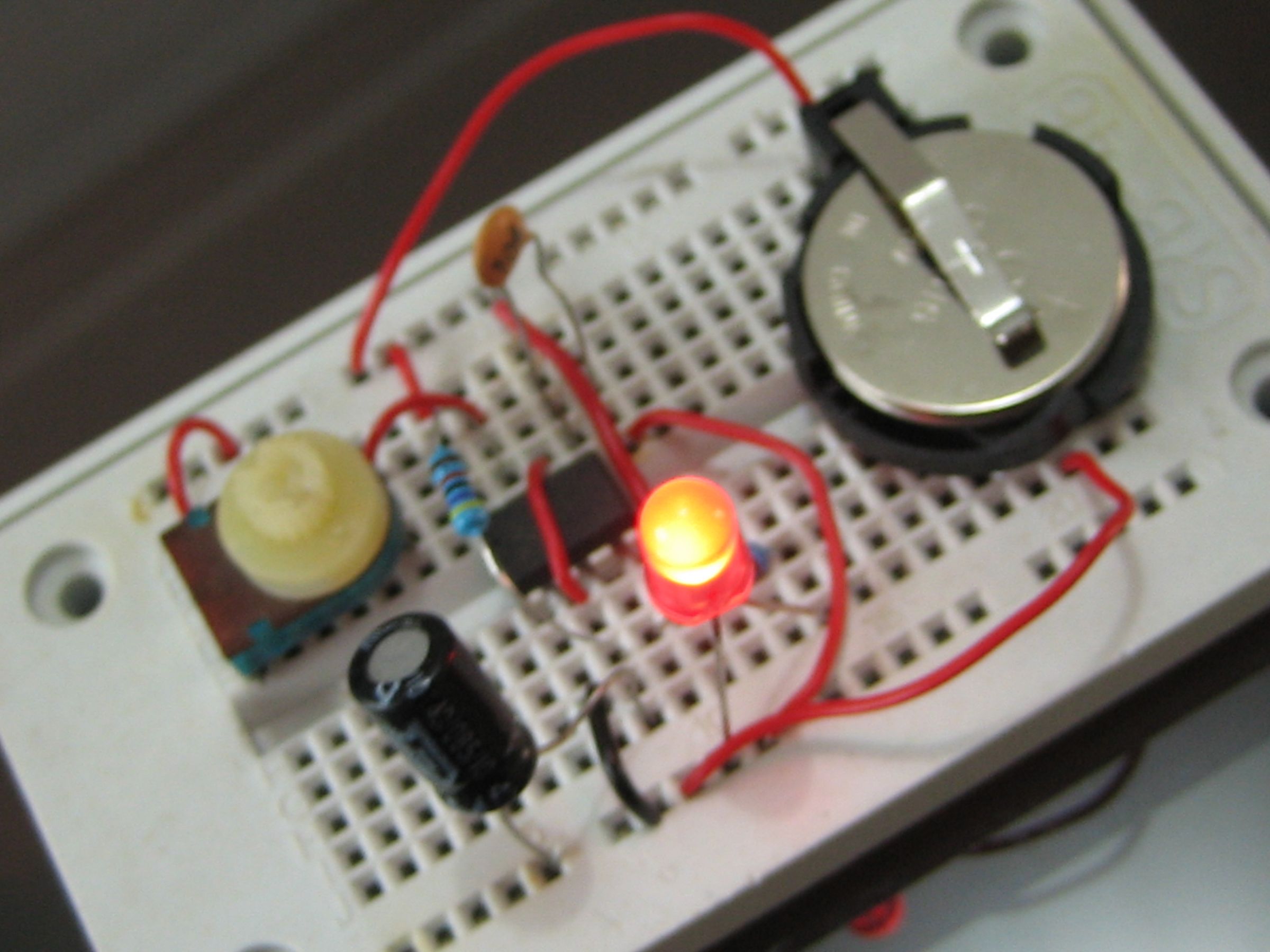 555 Timer LED Flasher - Instructables