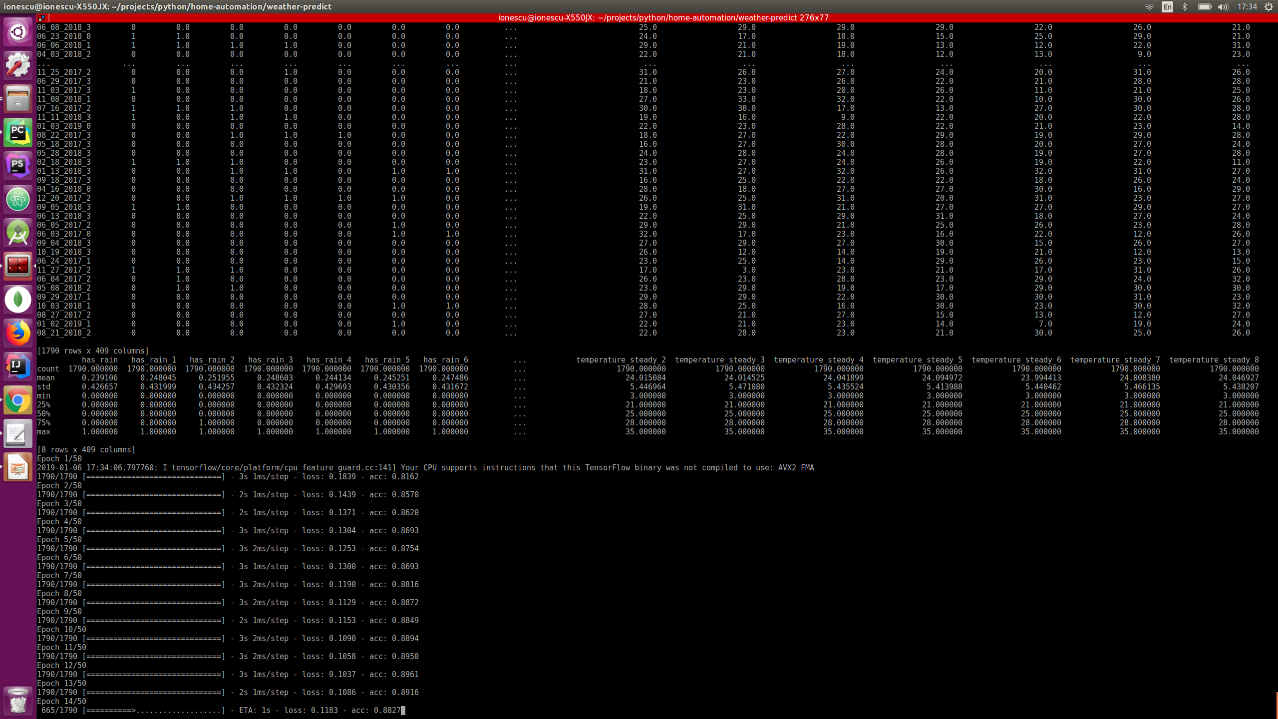DYI Rain Prediction Using Arduino, Python and Keras : 7 Steps ...