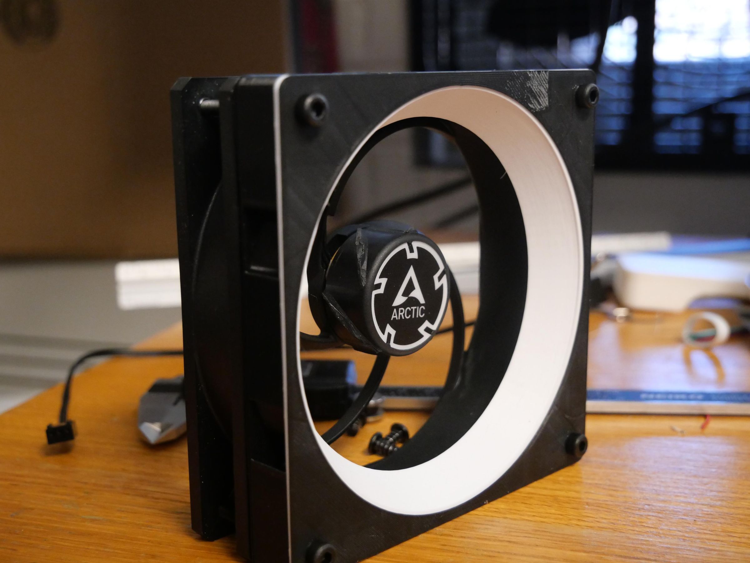 DIY RGB LED 120mm Fan (Completely 3D Printed!) : 6 Steps (with Pictures ...