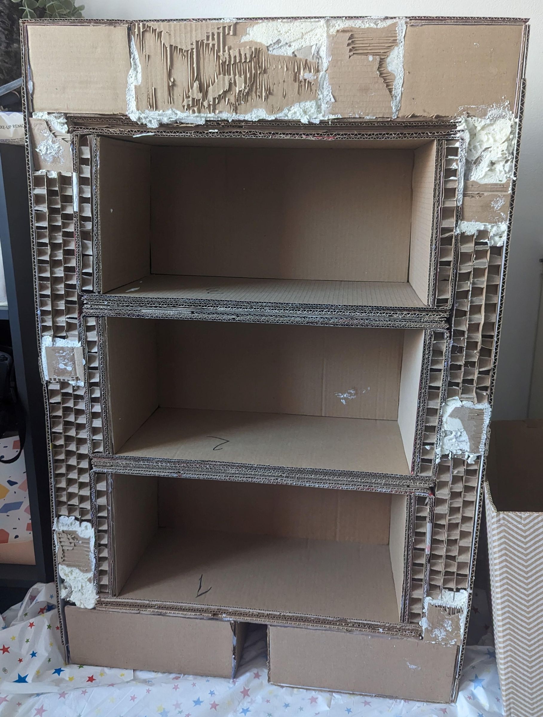 Giant Book- Bookcase (Made Entirely Out of Cardboard) : 14 Steps (with ...