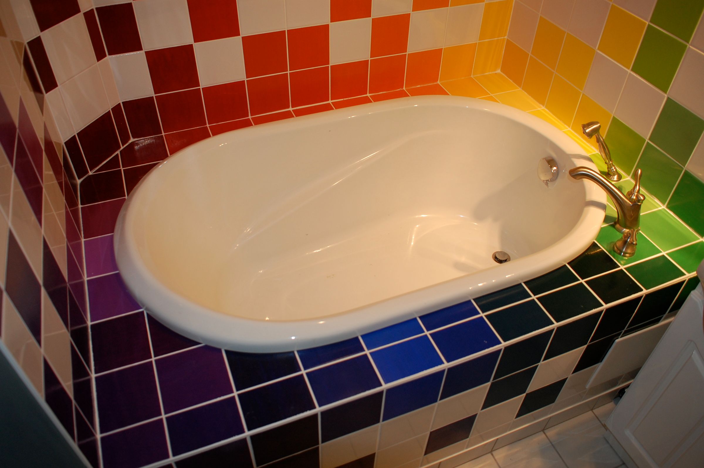 Rainbow Tiled Bathroom : 11 Steps (with Pictures) - Instructables