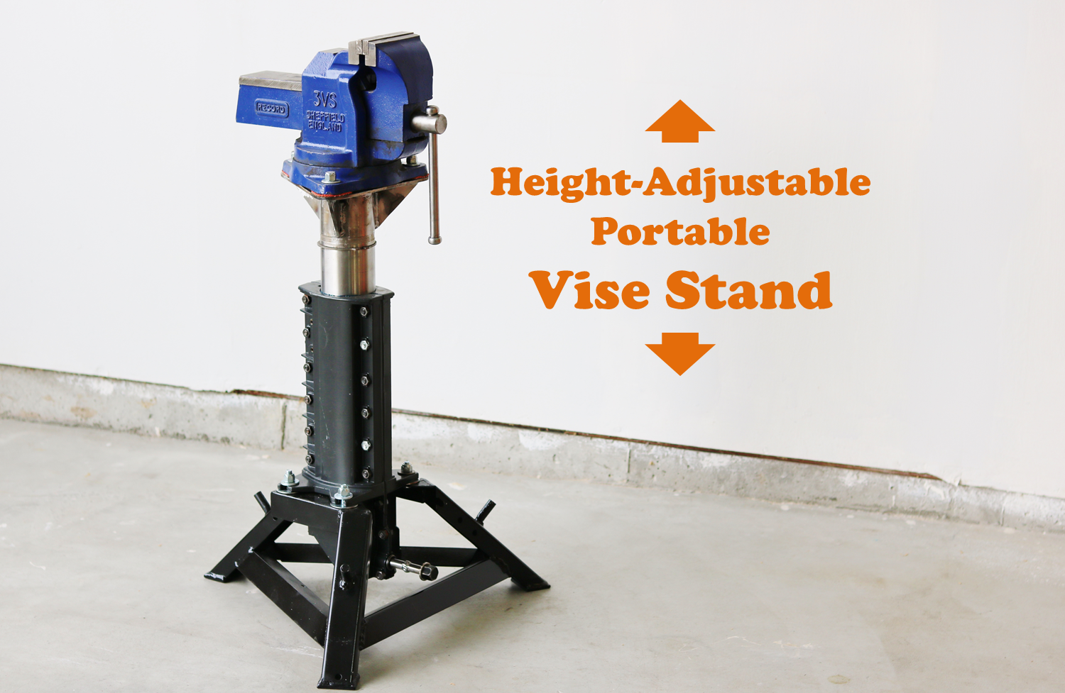 Height-Adjustable Portable Vise Stand : 22 Steps (with Pictures ...