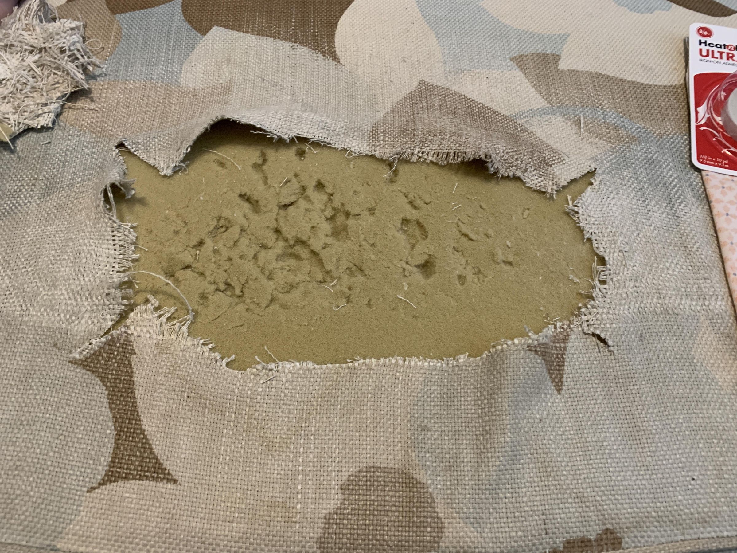 Repair Fabric Ottoman : 6 Steps (with Pictures) - Instructables