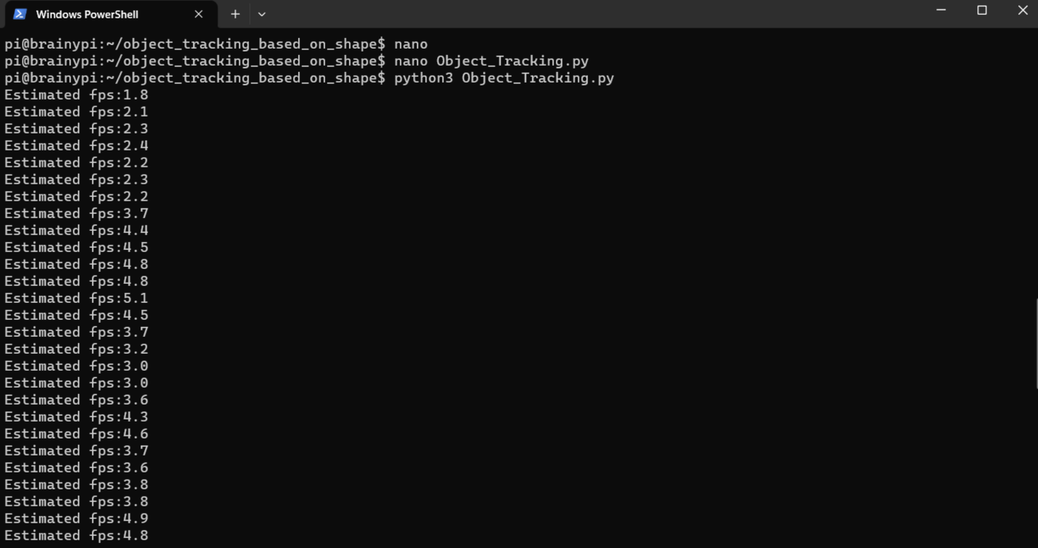 Object Tracking Based on Shape Using OpenCV on BrainyPI : 5 Steps - Instructables