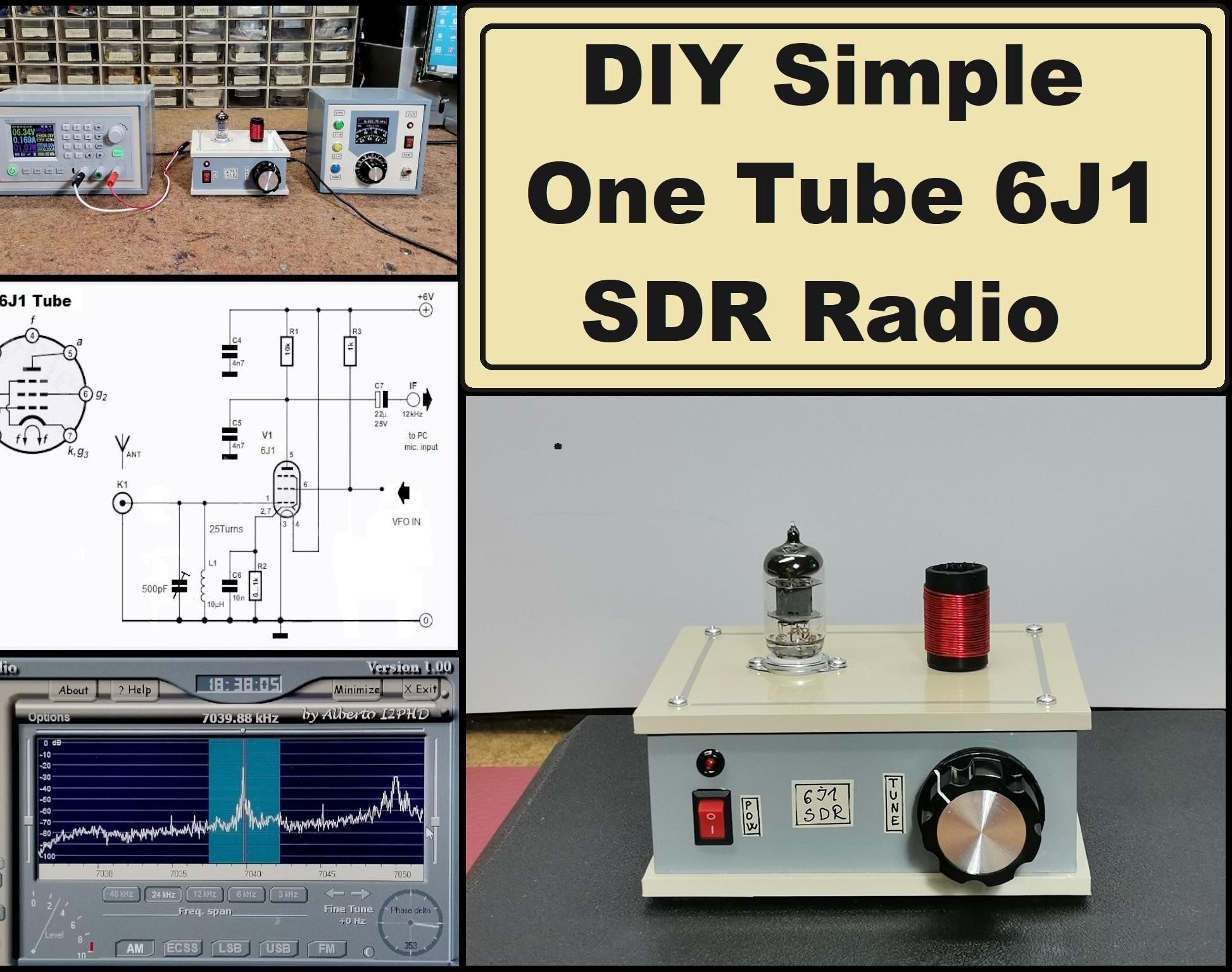 DIY Low Voltage One Tube 6J1 SW-SSB SDR Radio (Works at 3.7V) : 5 Steps ...