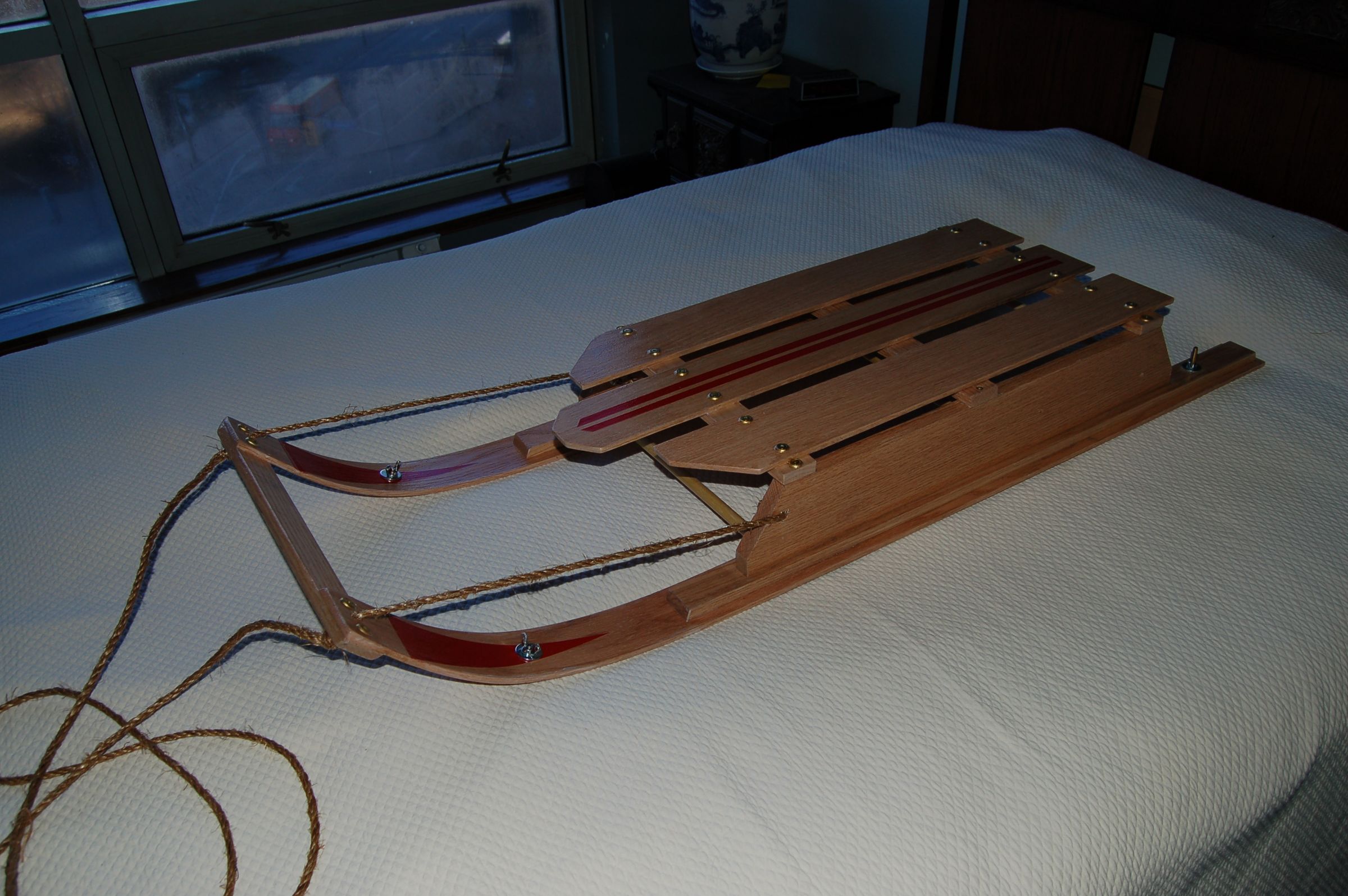 Convertible Oak Child Sled - Simple Design / Basic Tools : 7 Steps ...