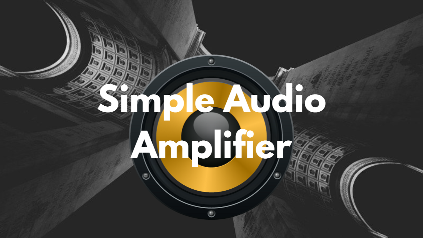 Simple Audio Amplifier With LM386 : 5 Steps - Instructables