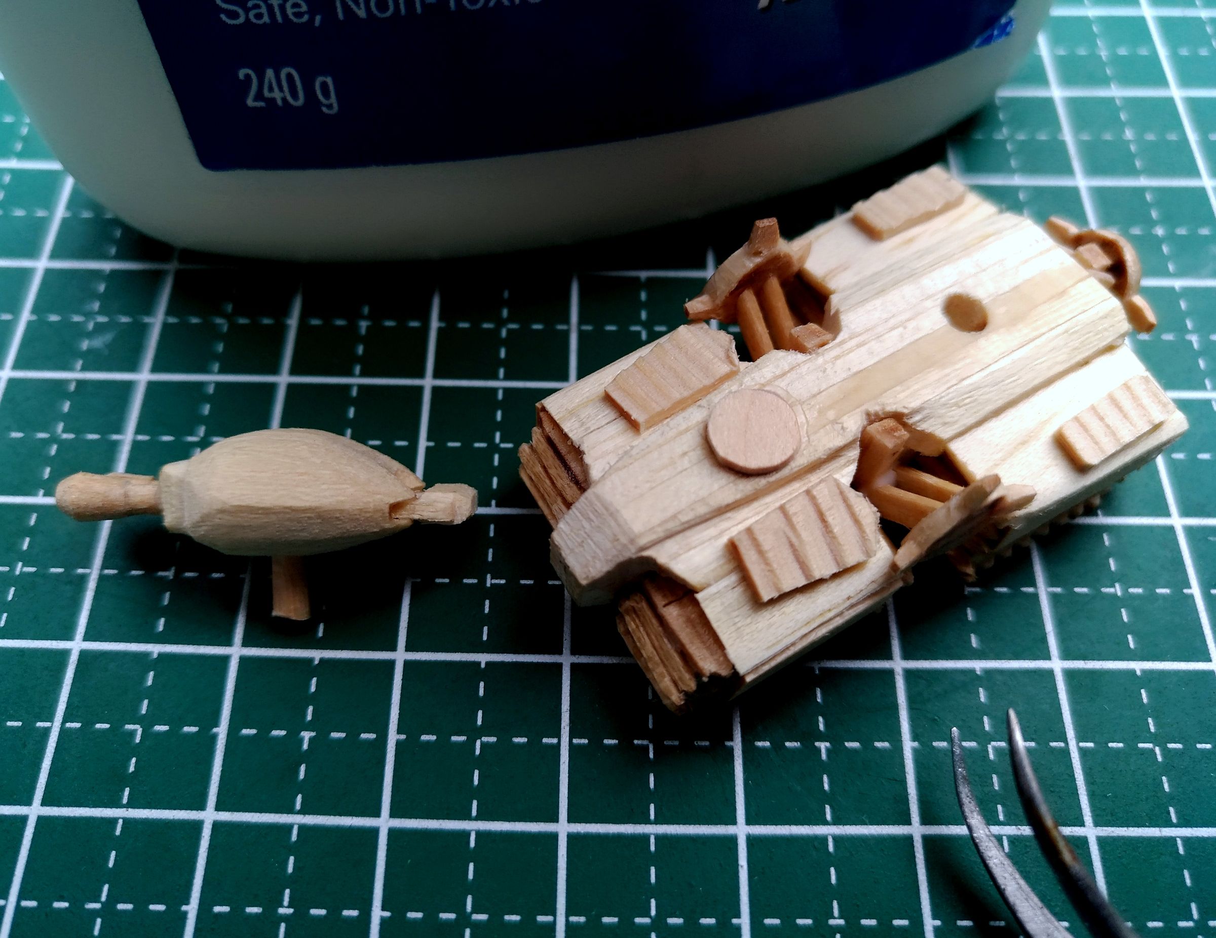 Starcraft 1 Terran Siege Tank Mini Popsicle Stick Model : 5 Steps (with ...