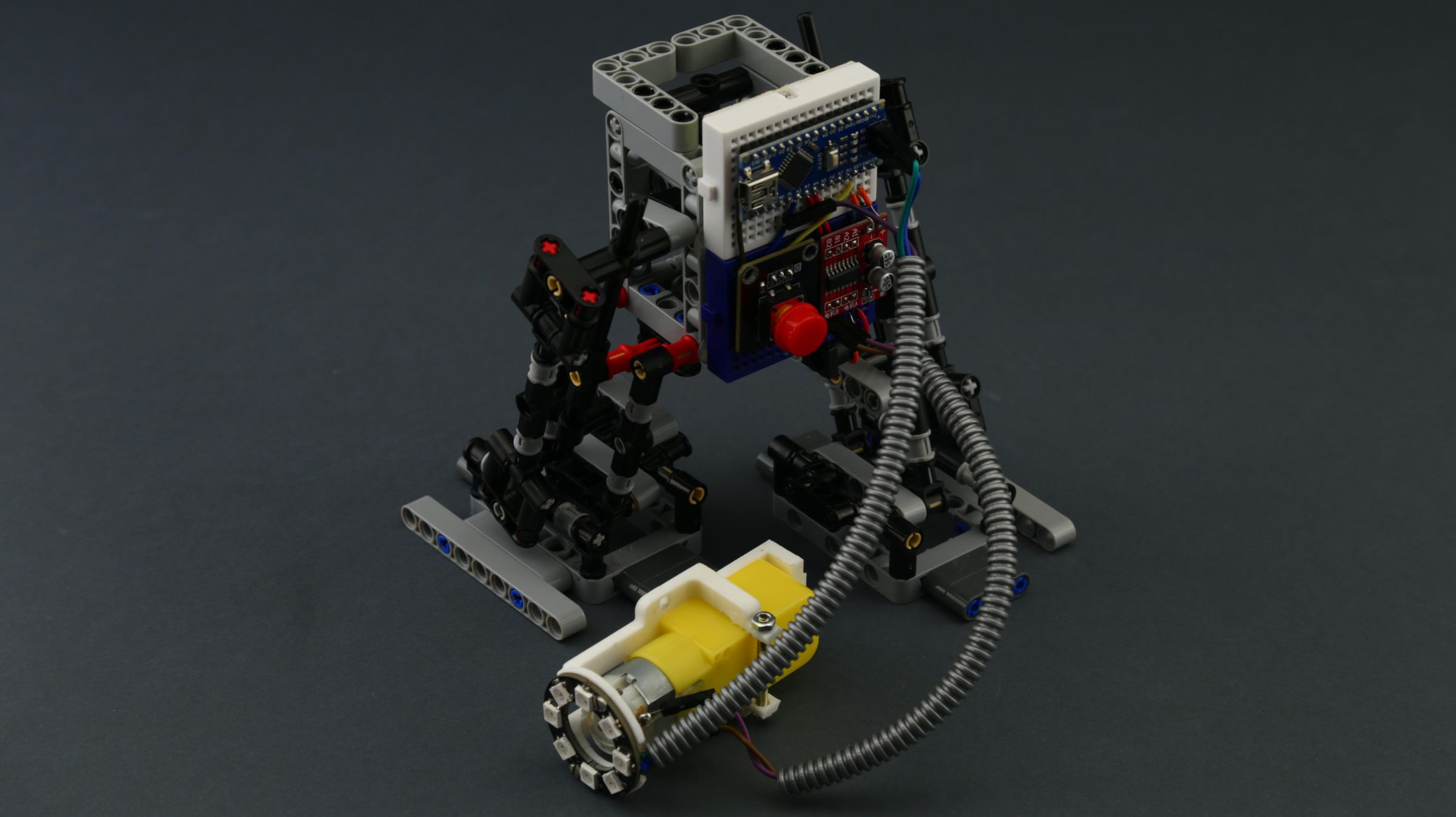 A DIY Biped Robot With Arduino, 3D Printed, and Lego-compatible Parts ...