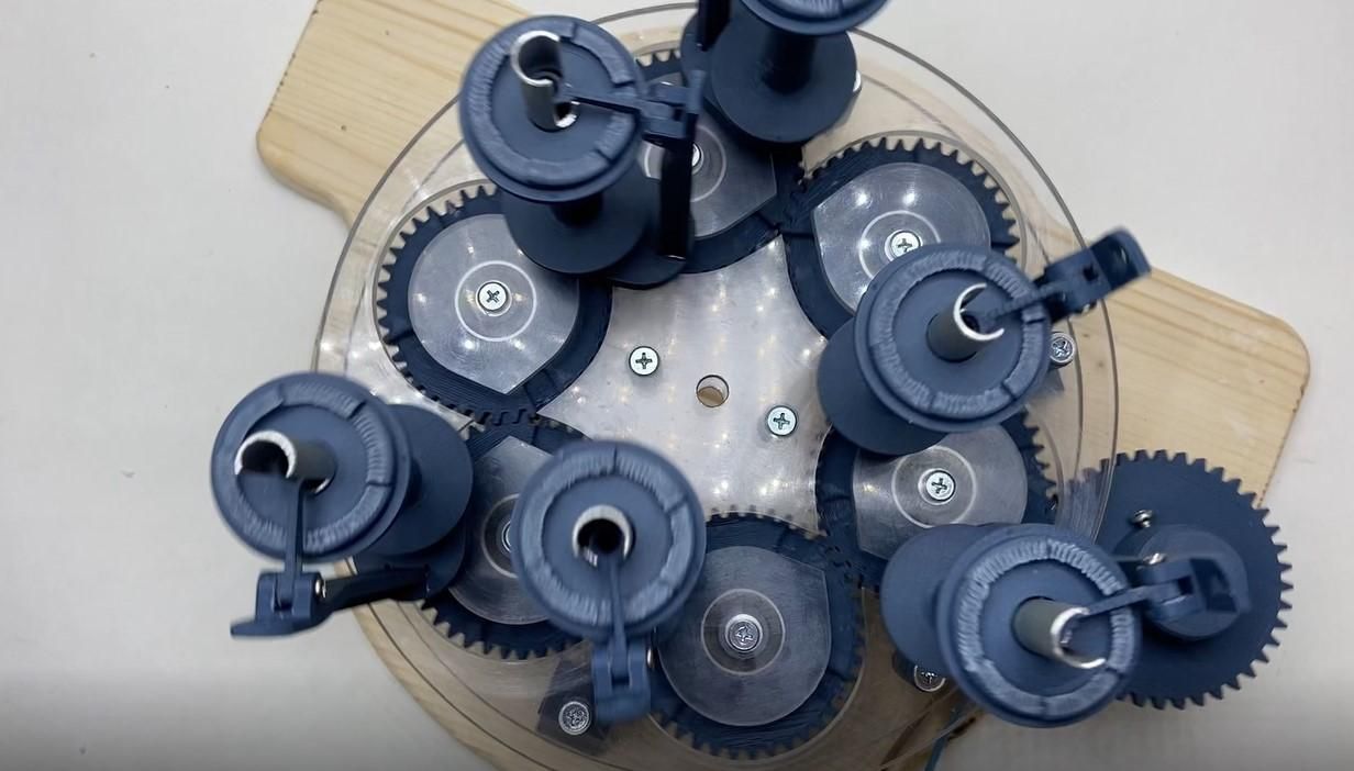 3D Printed Braiding Machine / How It Works, Construction, Technical ...