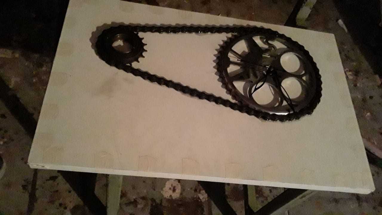ANTIQUE CHAIN SPROCKET WALL CLOCK : 5 Steps - Instructables