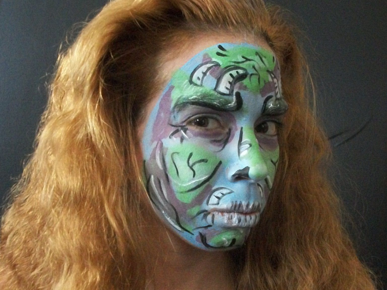 Cool Monster Face Paint : 4 Steps - Instructables