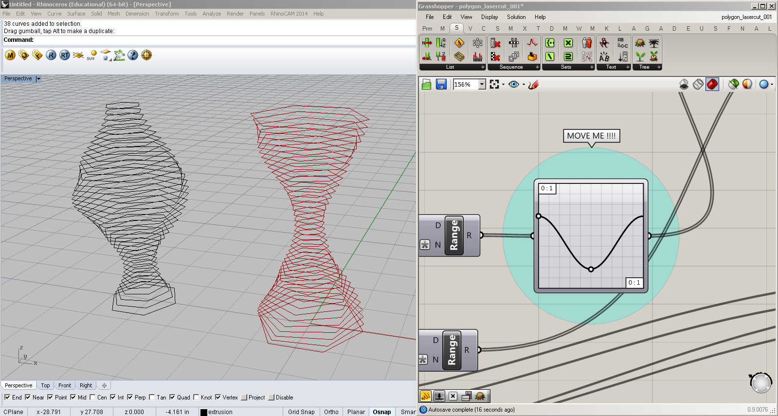 Lasercutting a Twisting Cardboard Lamp : Rhino + Grasshopper : 5 Steps ...