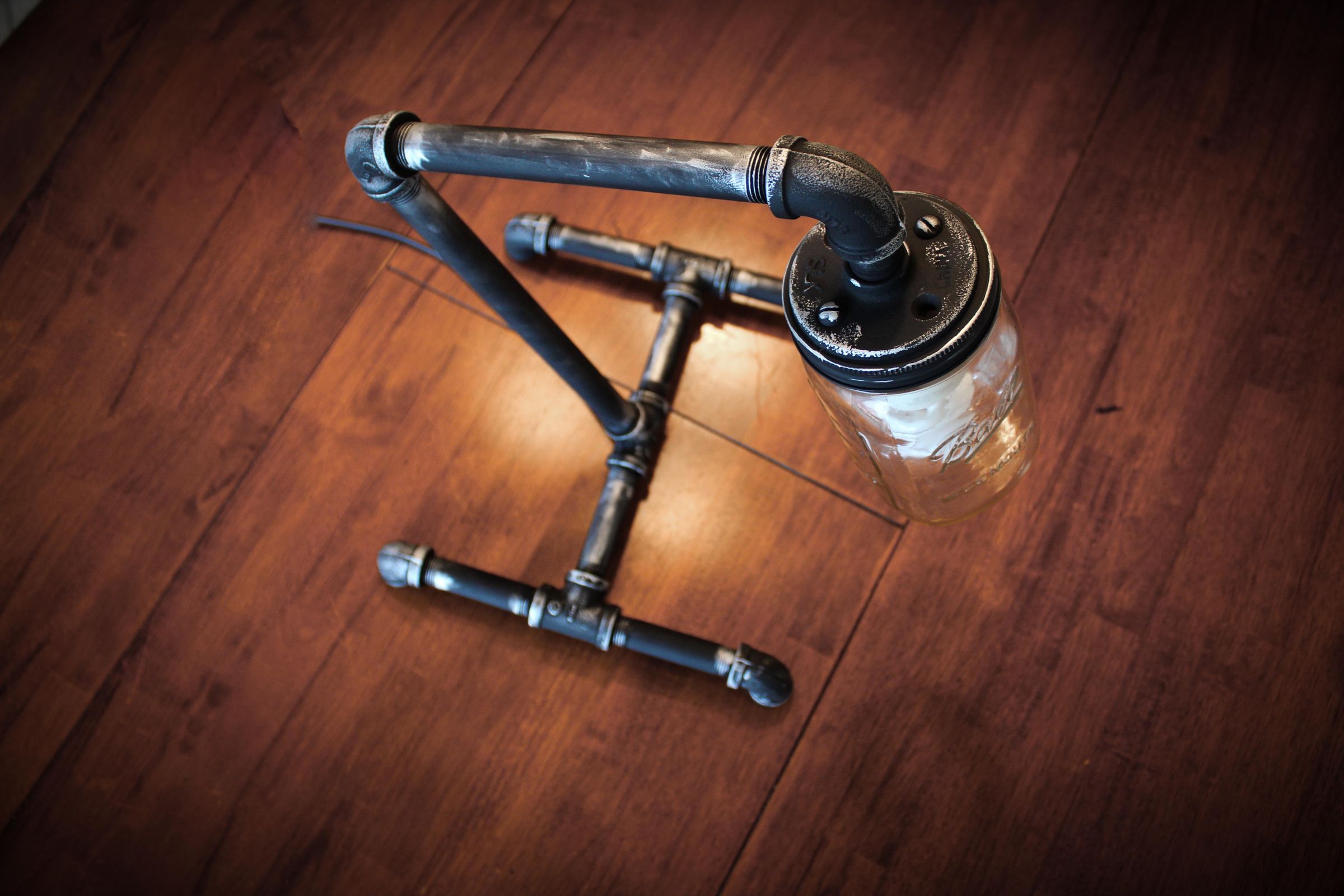 Mason Jar Pipe Lamp : 13 Steps (with Pictures) - Instructables