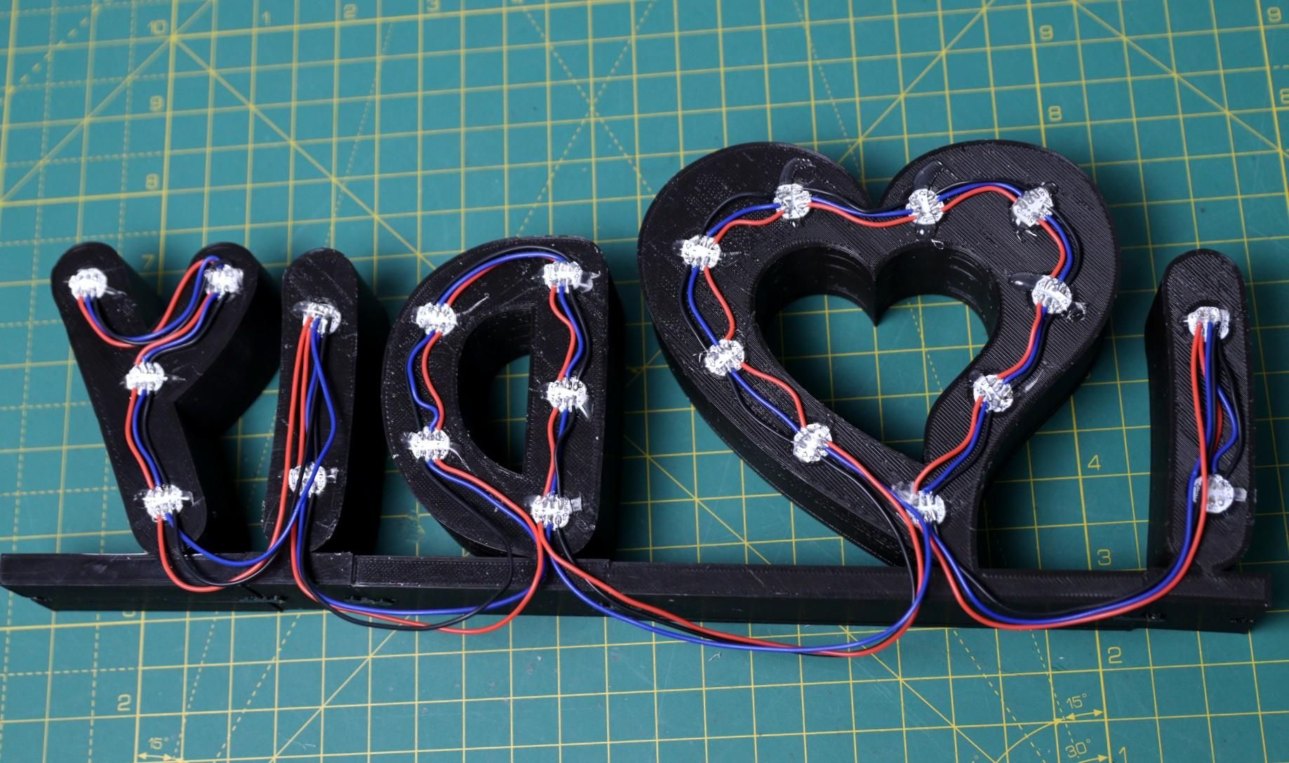 DIY 3D Printed LED Sign Board : 17 Steps (with Pictures) - Instructables