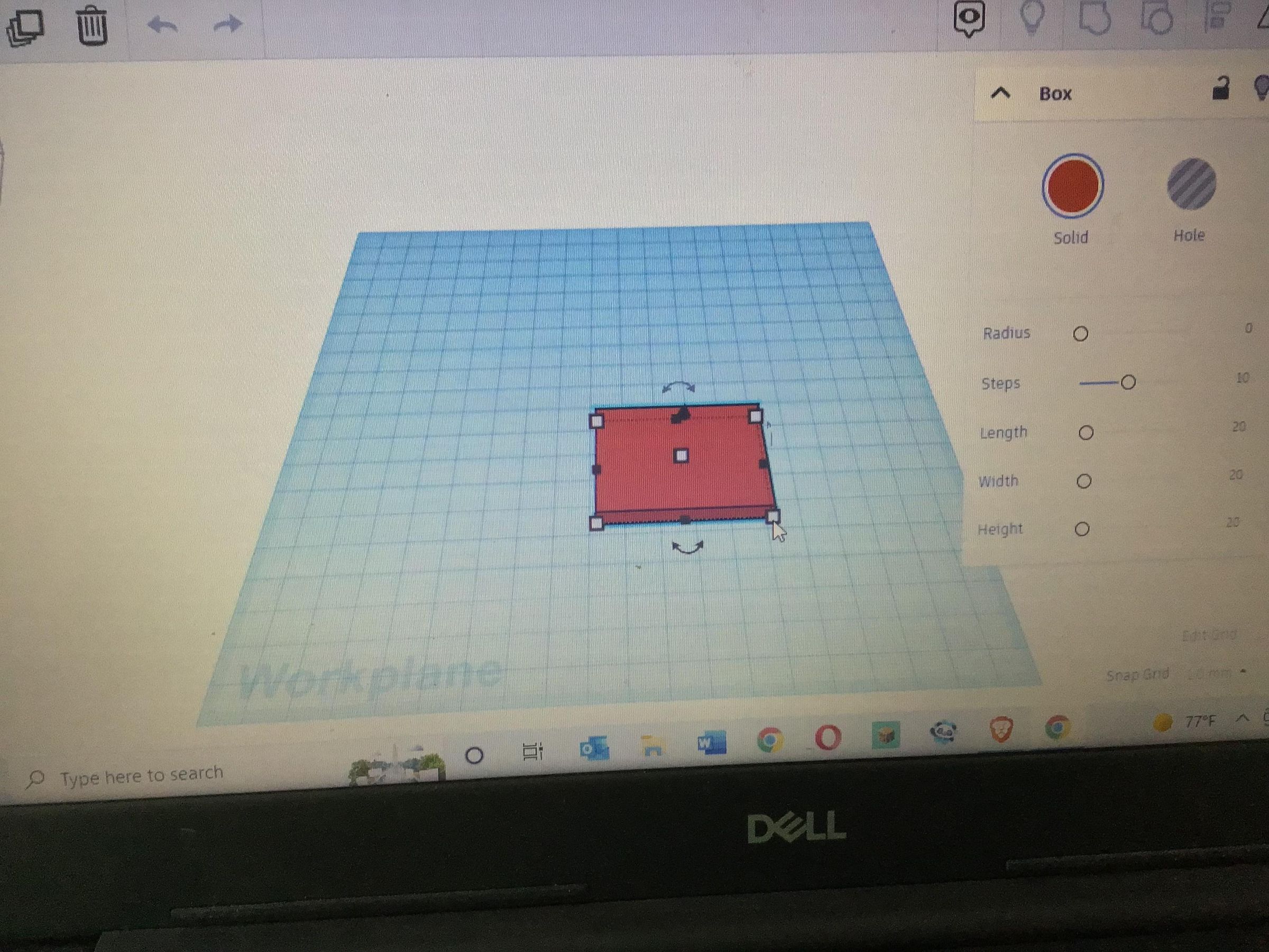 Tinkercad Mini Table : 7 Steps - Instructables