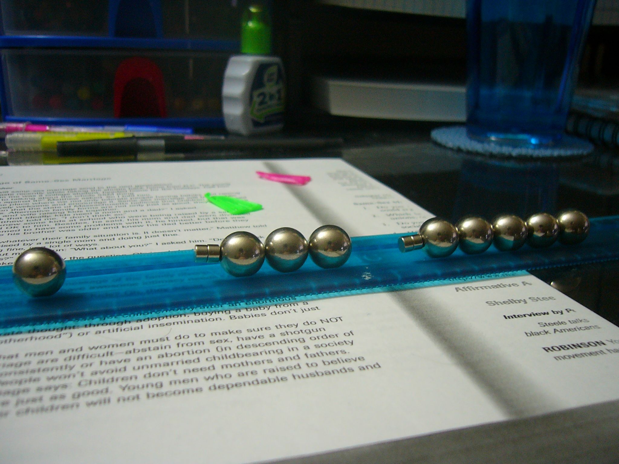 Mechanical Rail Accelerator - Non-electromagnet "rail" Gun : 3 Steps ...