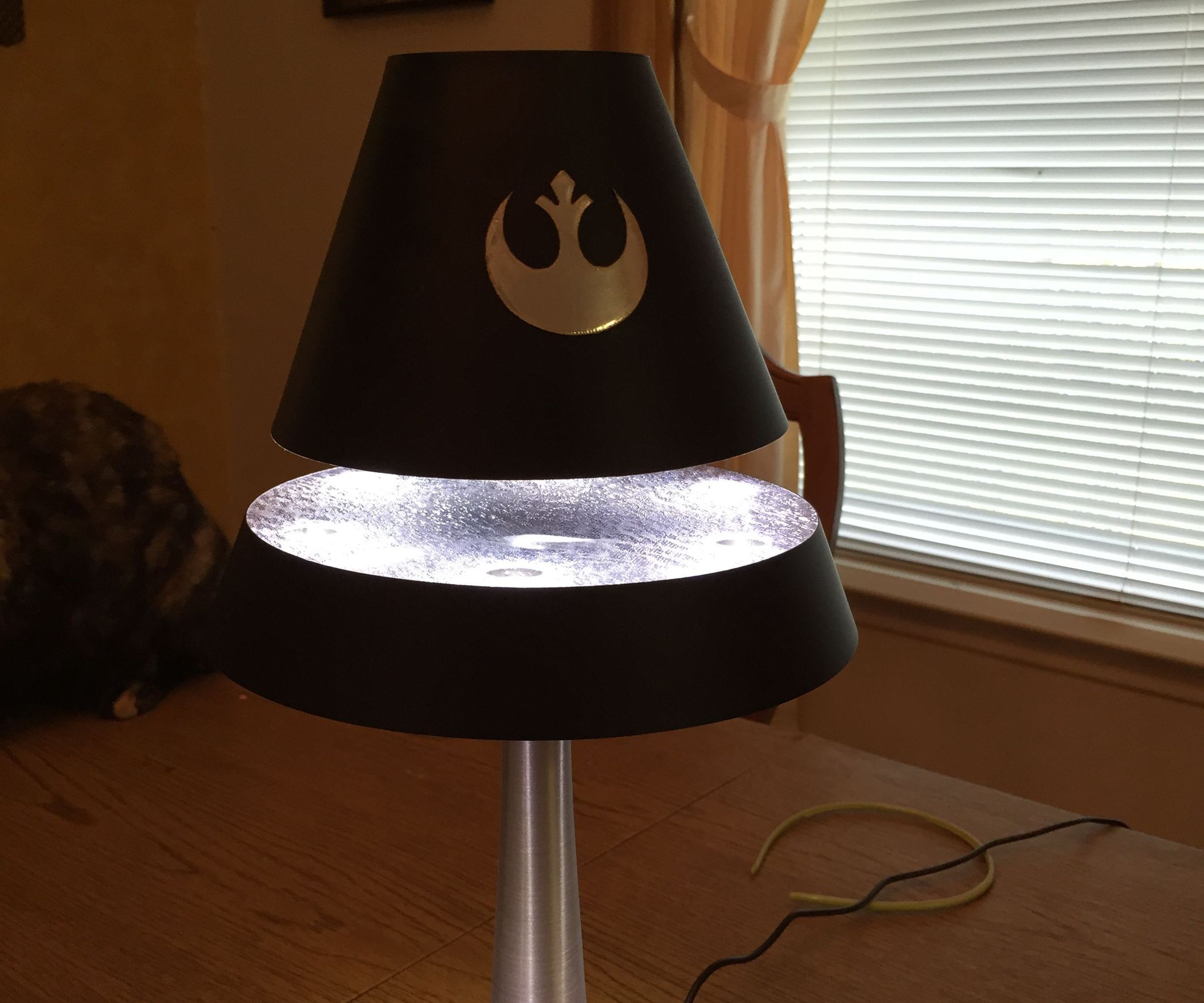 Levitating Rebel Lamp : 6 Steps - Instructables