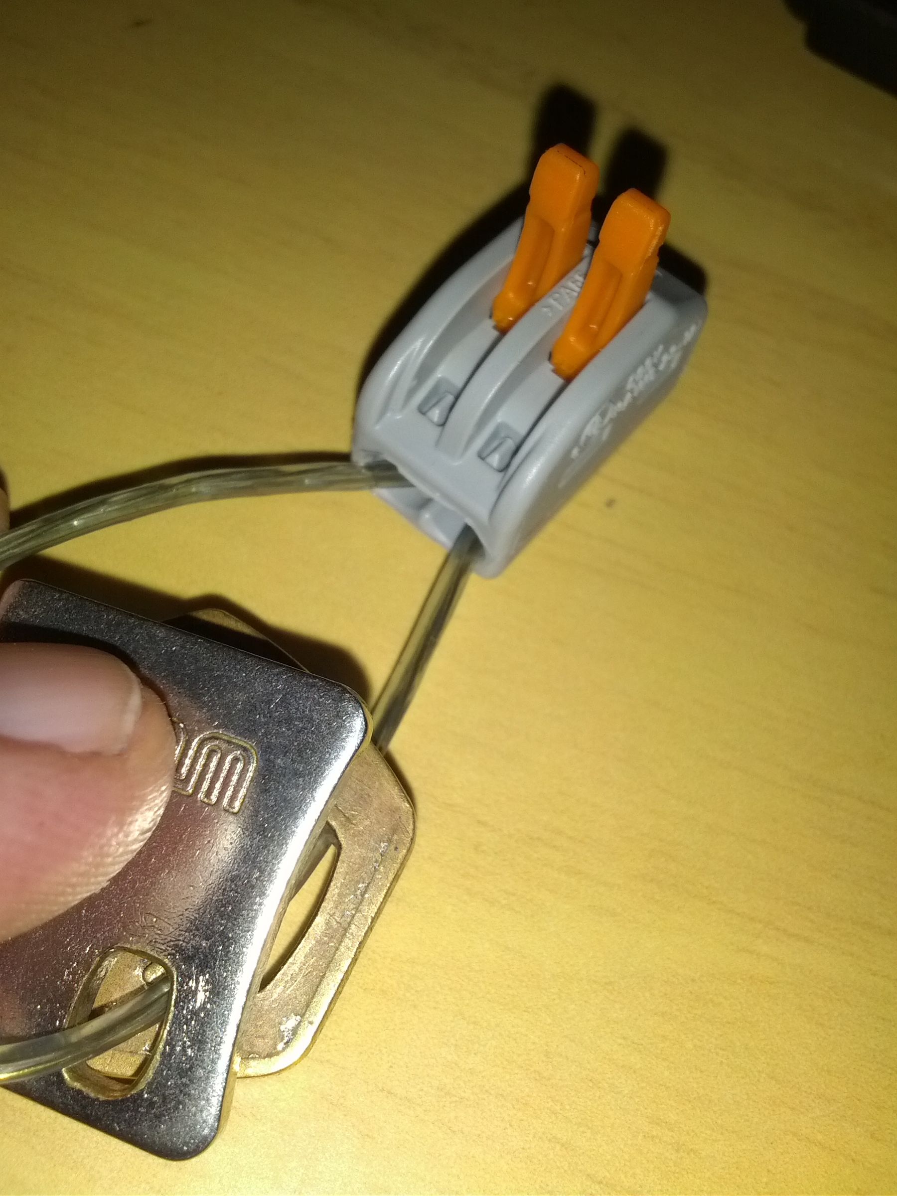 Wago 222 Connector Keychain : 3 Steps - Instructables
