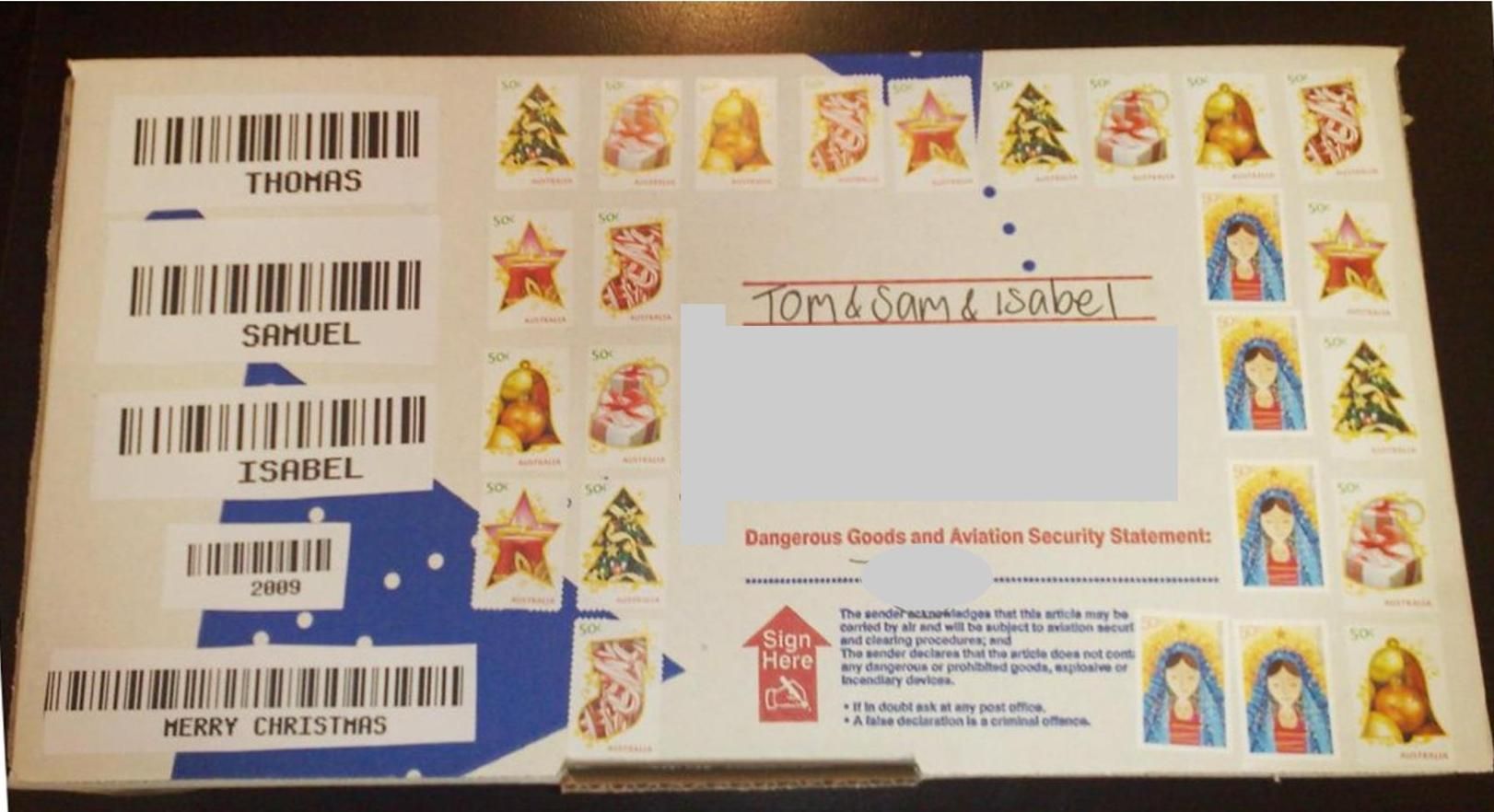 Christmas Post With Barcodes : 4 Steps - Instructables