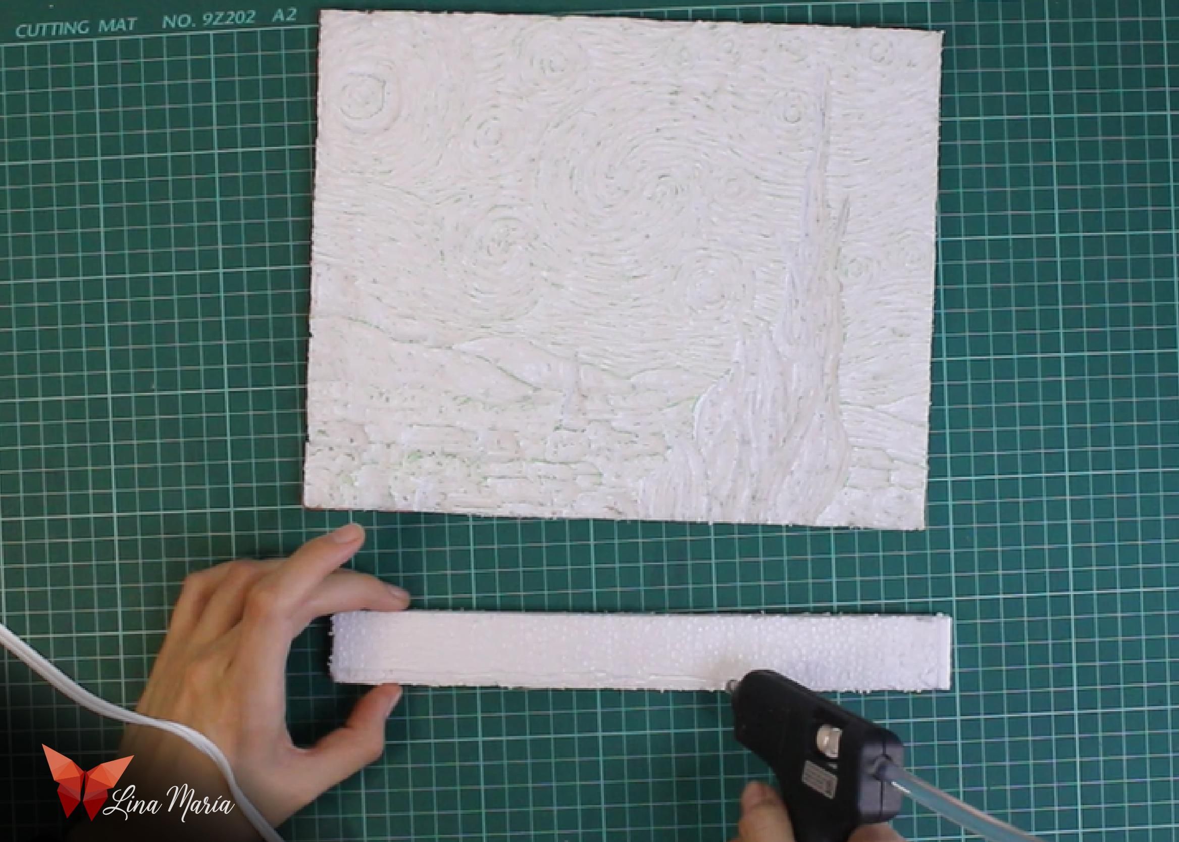 DIY Relief Painting - Starry Night : 25 Steps (with Pictures ...