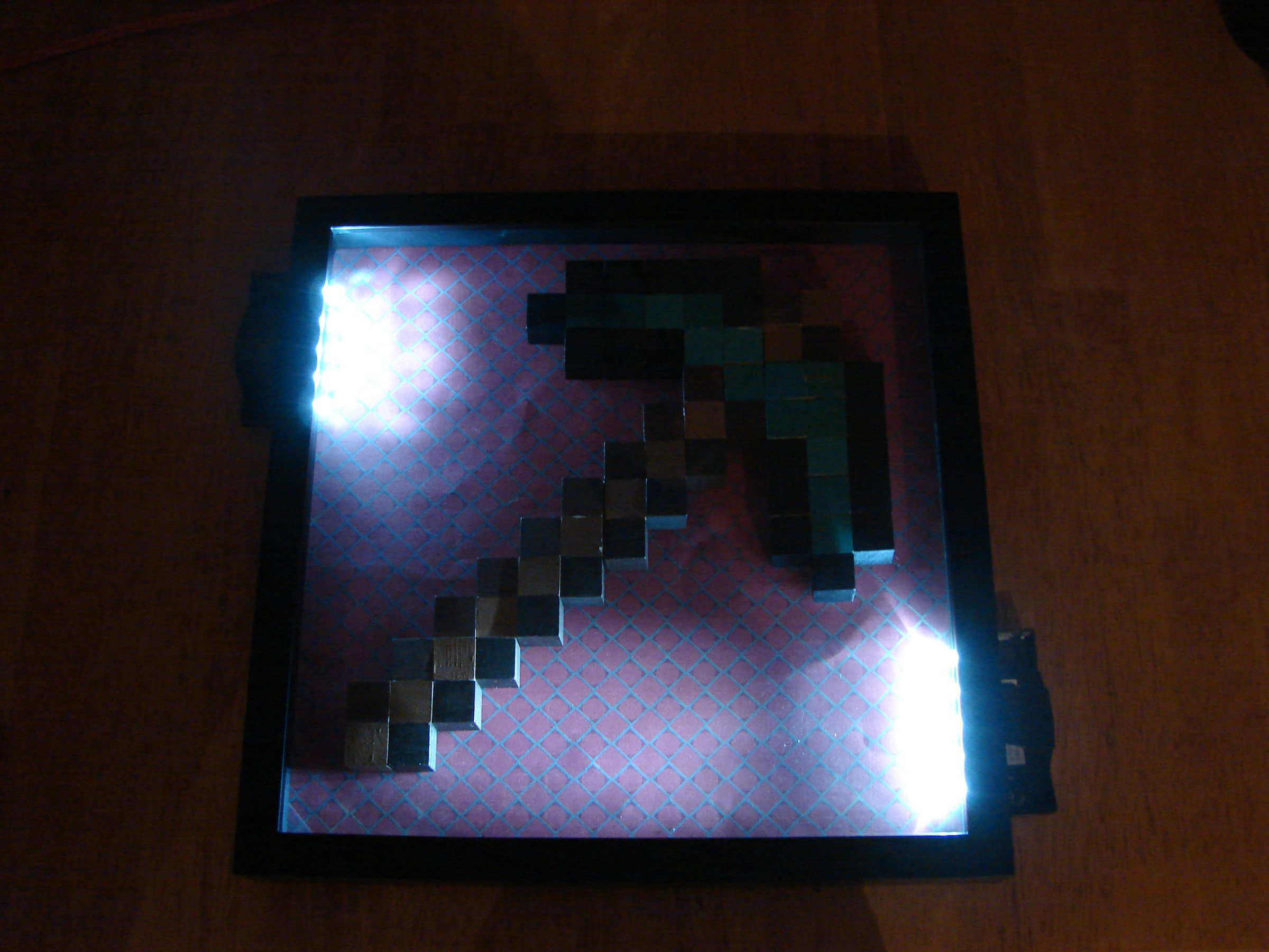 How to Make a Minecraft Pickaxe Lamp! : 8 Steps - Instructables